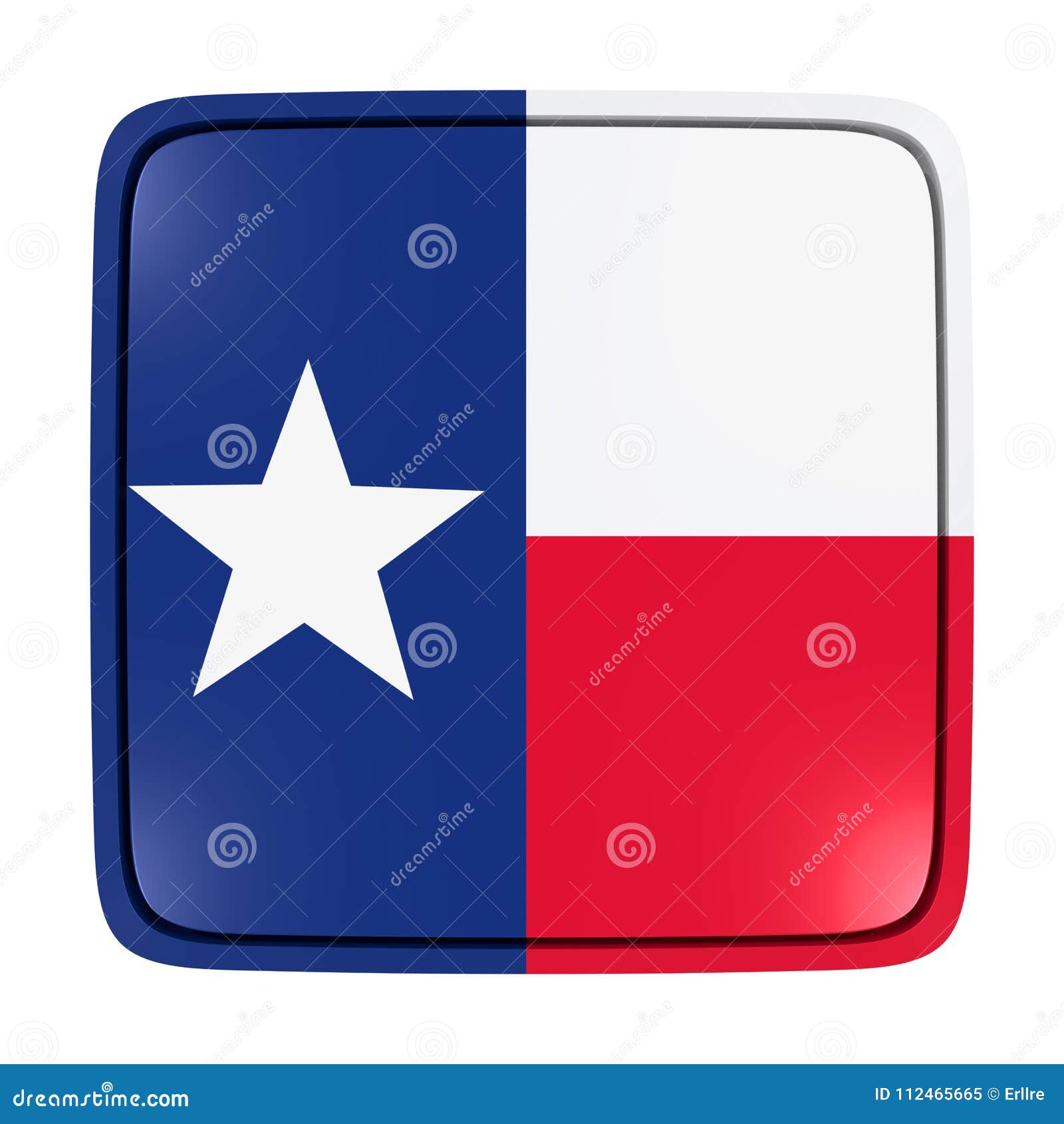 Texas flag icon stock illustration. Illustration of american - 112465665