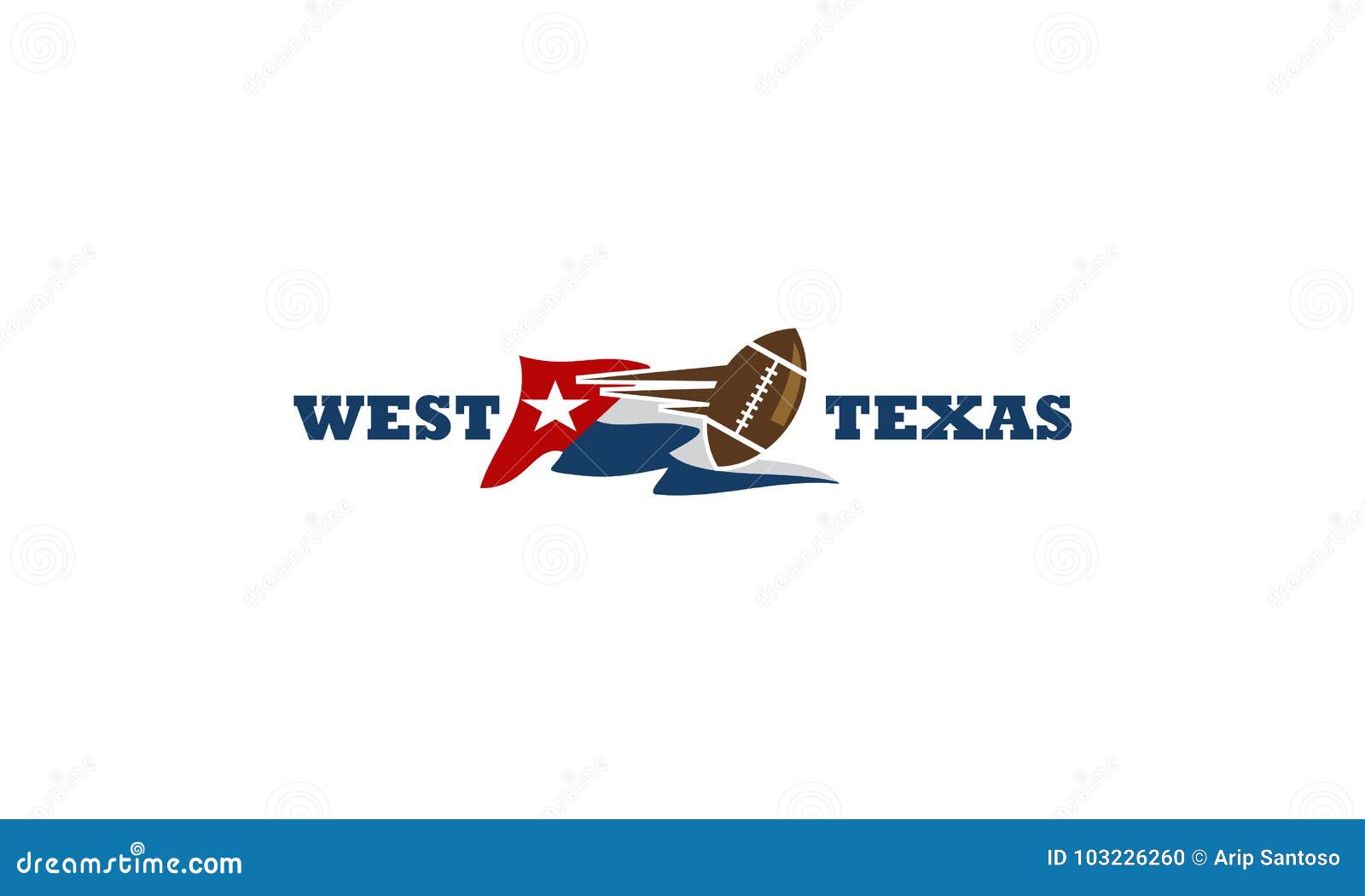 Texas Football vektor illustrationer. Illustration av logotyp - 103226260