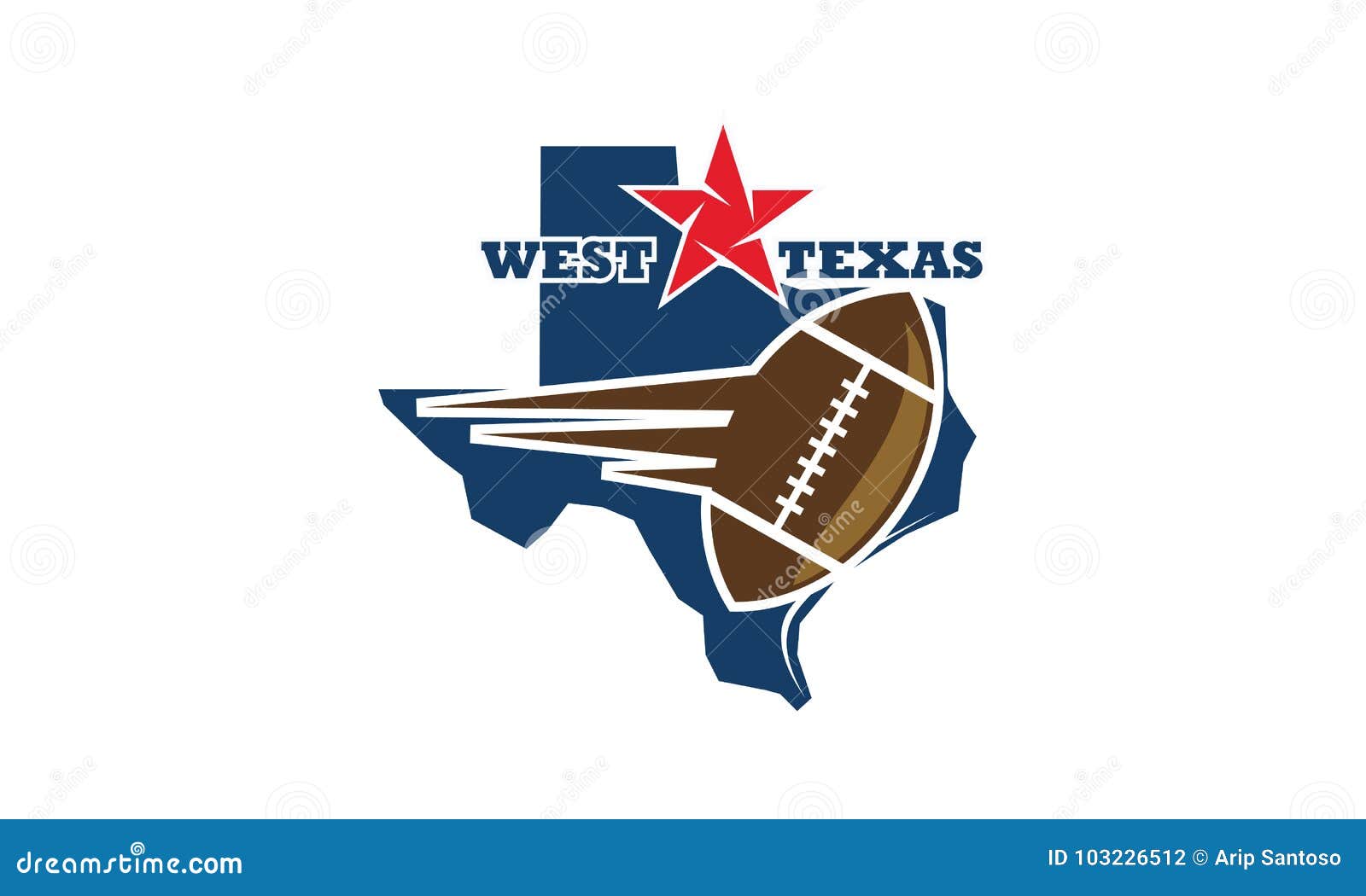Texas Football ilustración del vector. Ilustración de muestra - 103226512