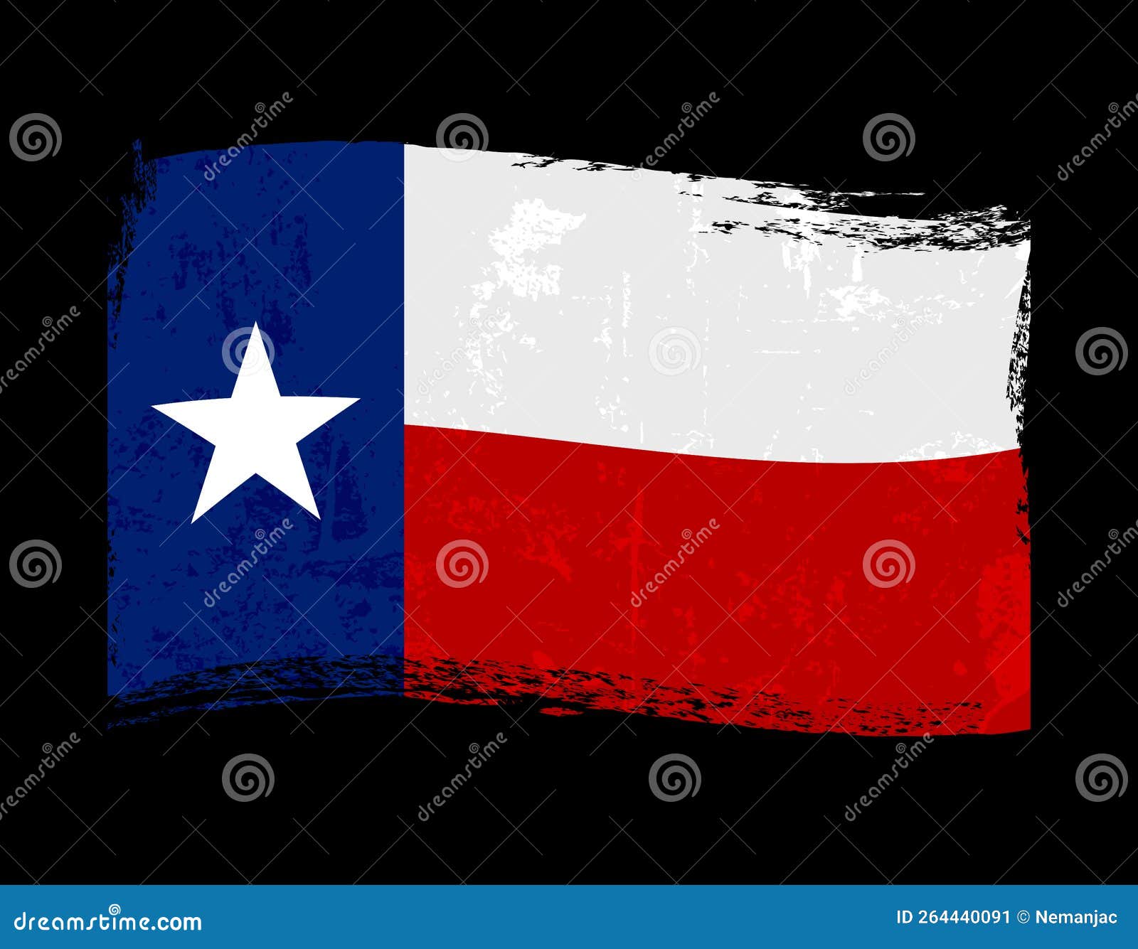 Texas grunge flag stock illustration. Illustration of grunge - 264440091