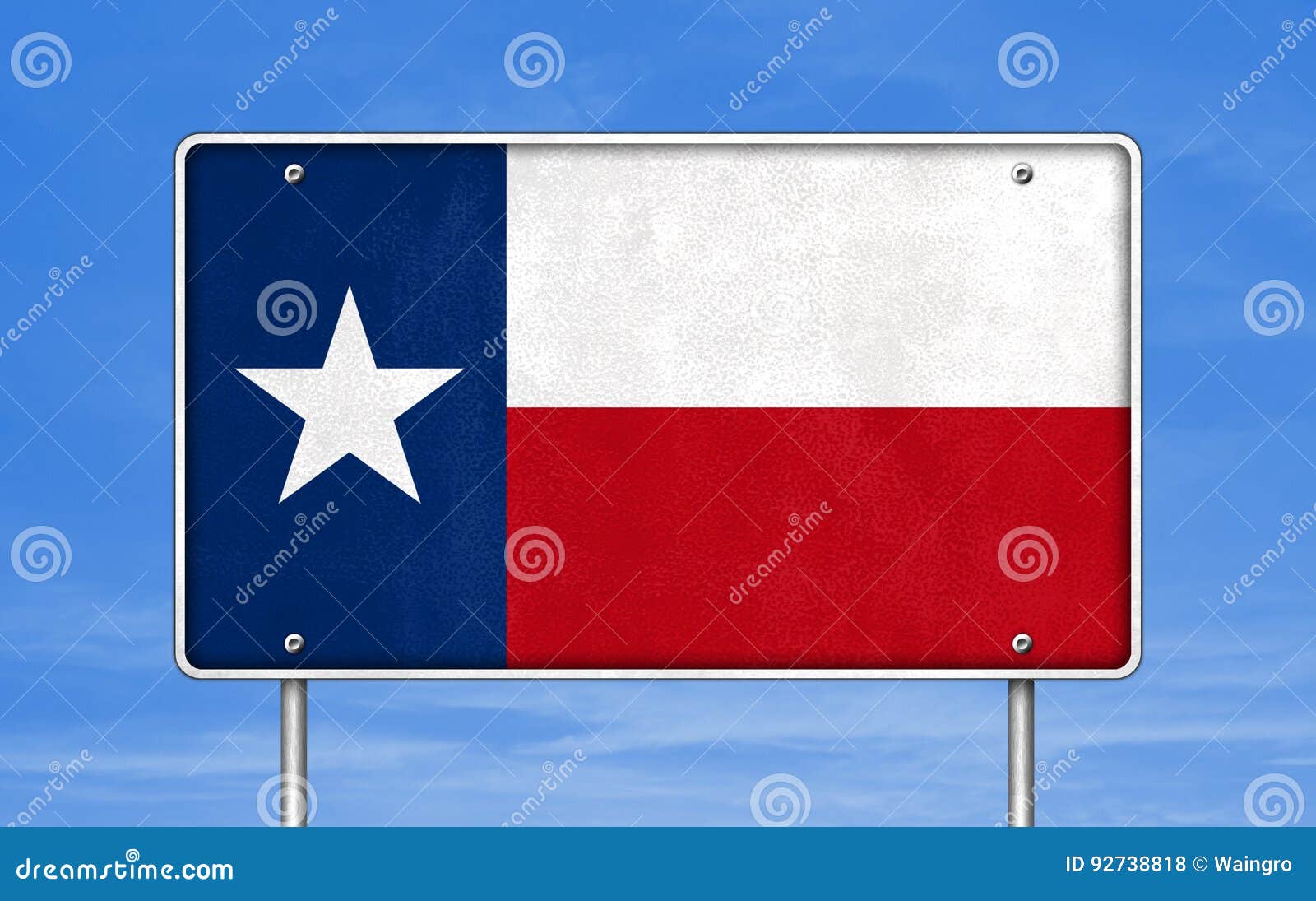 Texas highway road sign stock photo. Image of symbol - 92738818