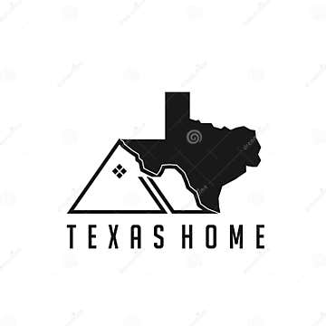 Texas Home Logo Design stock illustration. Illustration of home - 159738620