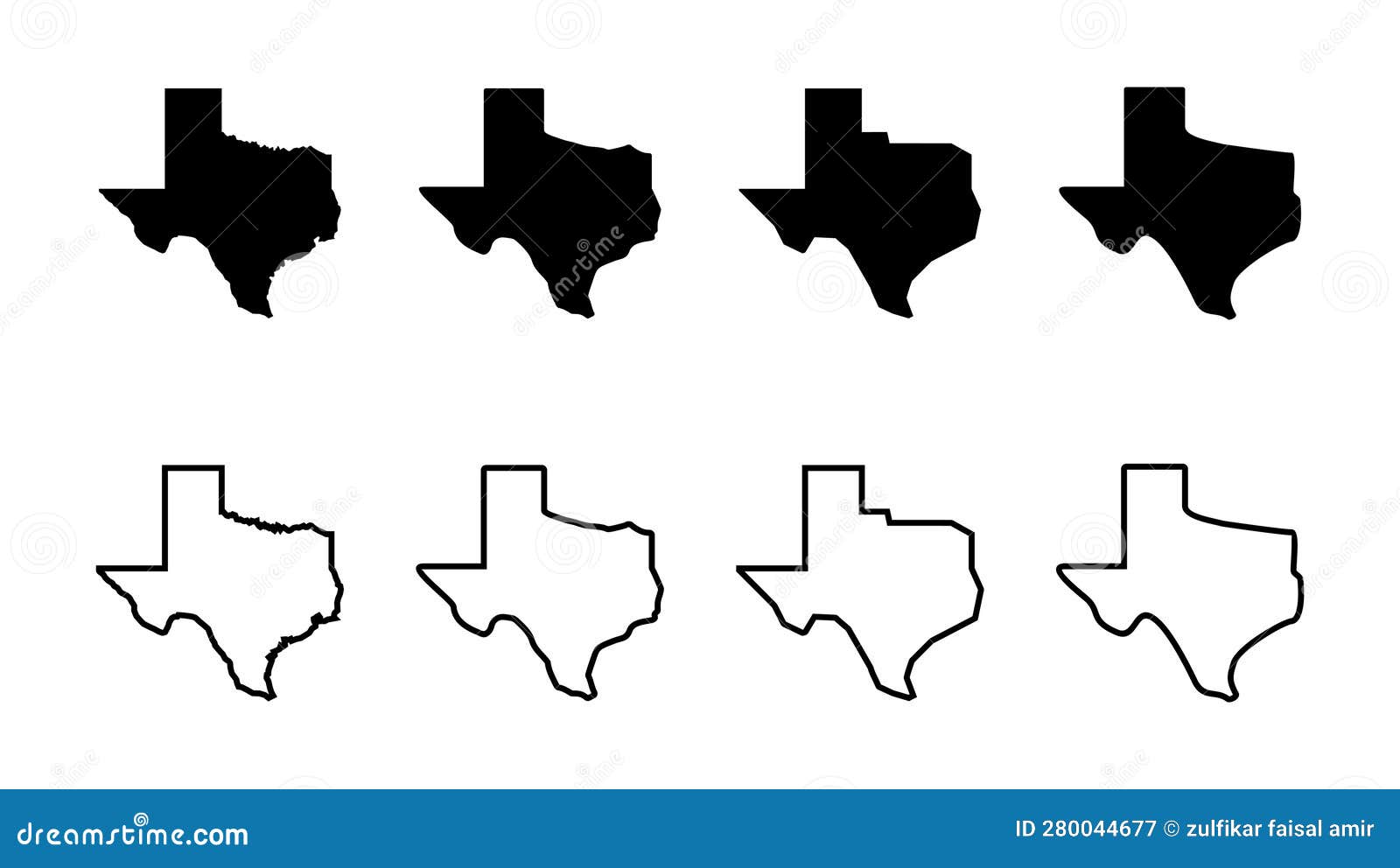 Texas Icon . Texas Sign Symbol Stock Vector - Illustration of outline ...