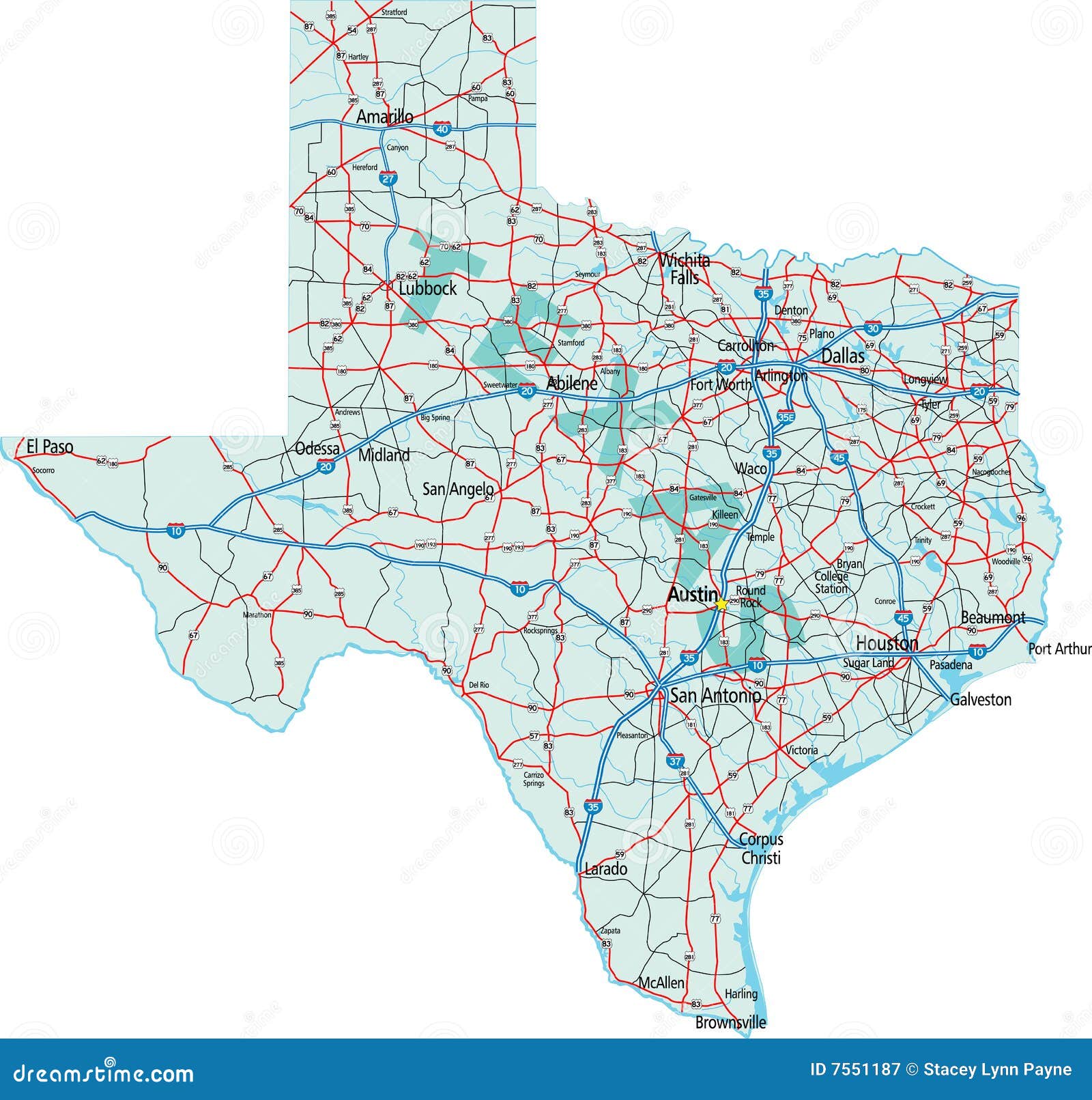 Texas Major Highways