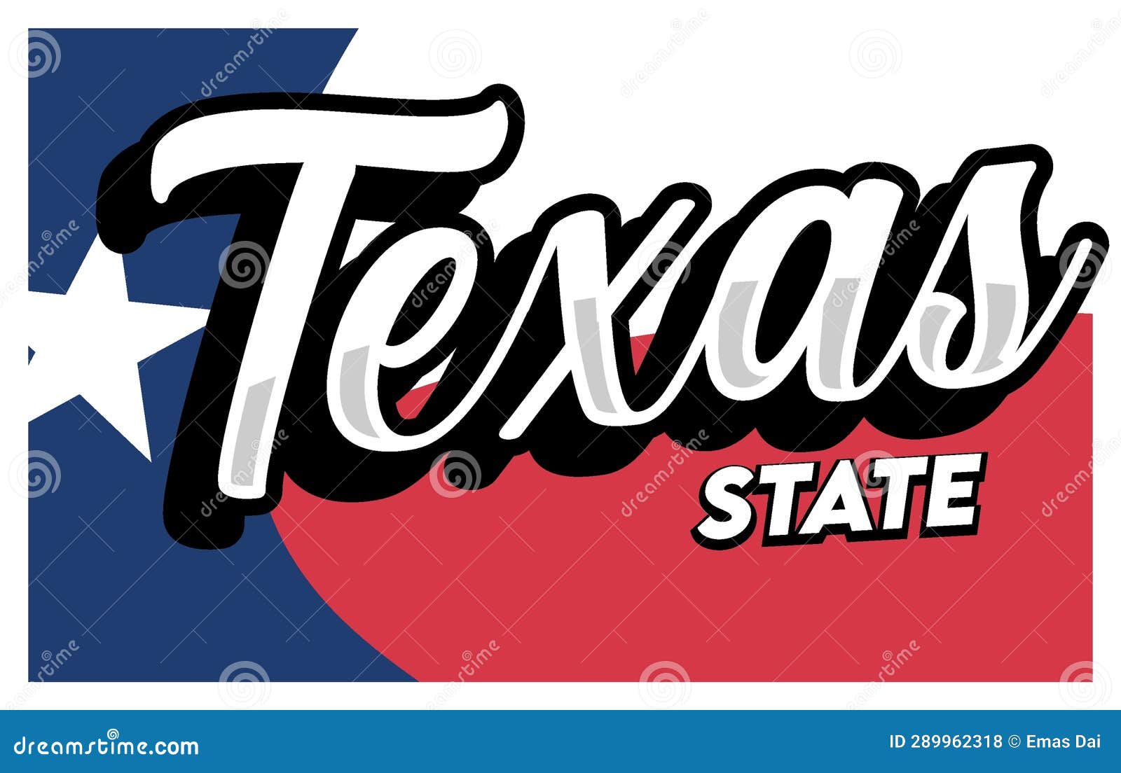 Texas the lone star state stock vector. Illustration of advertising ...