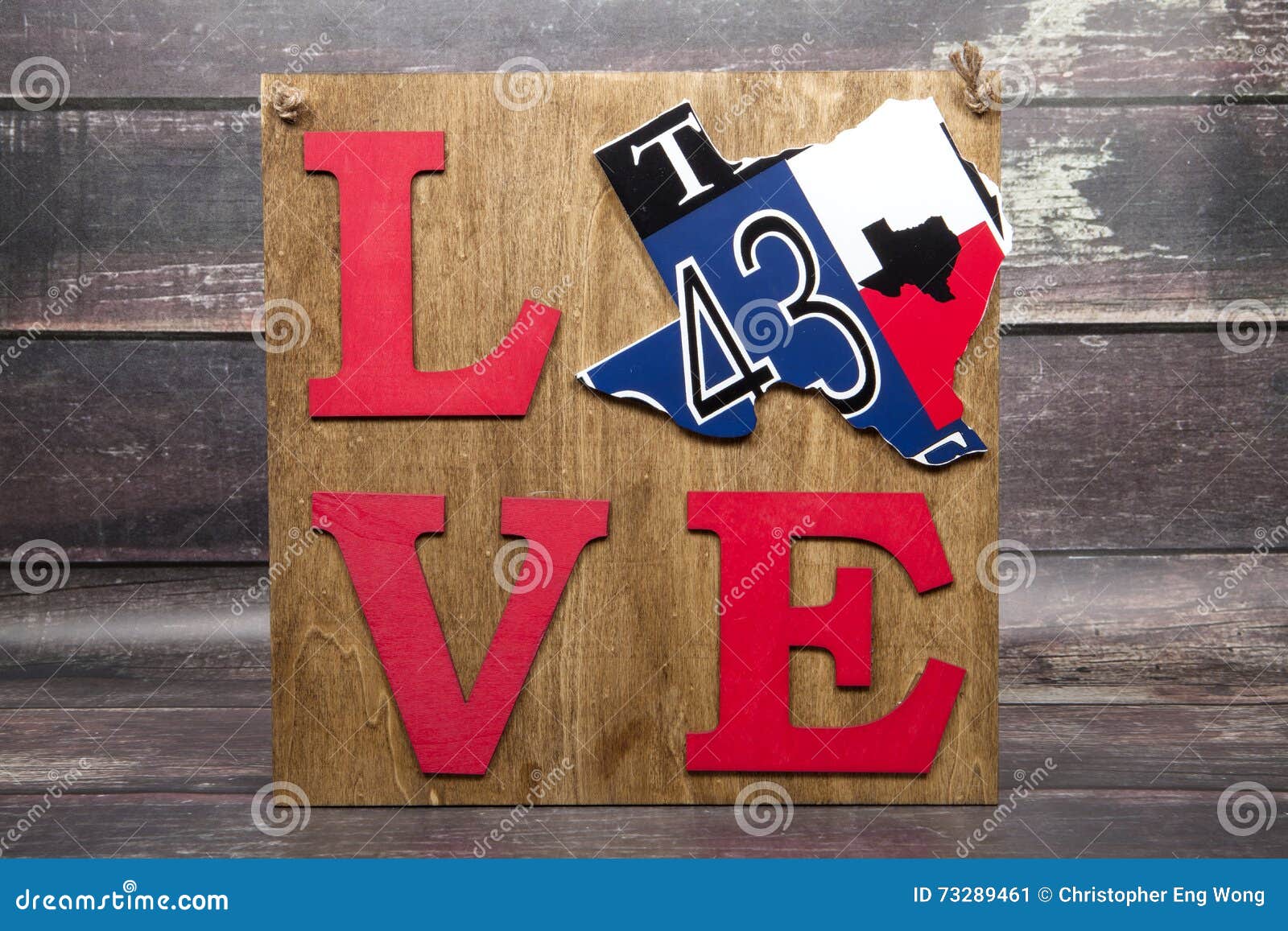 Texas Love stock image. Image of sign, love, wood, decor - 73289461