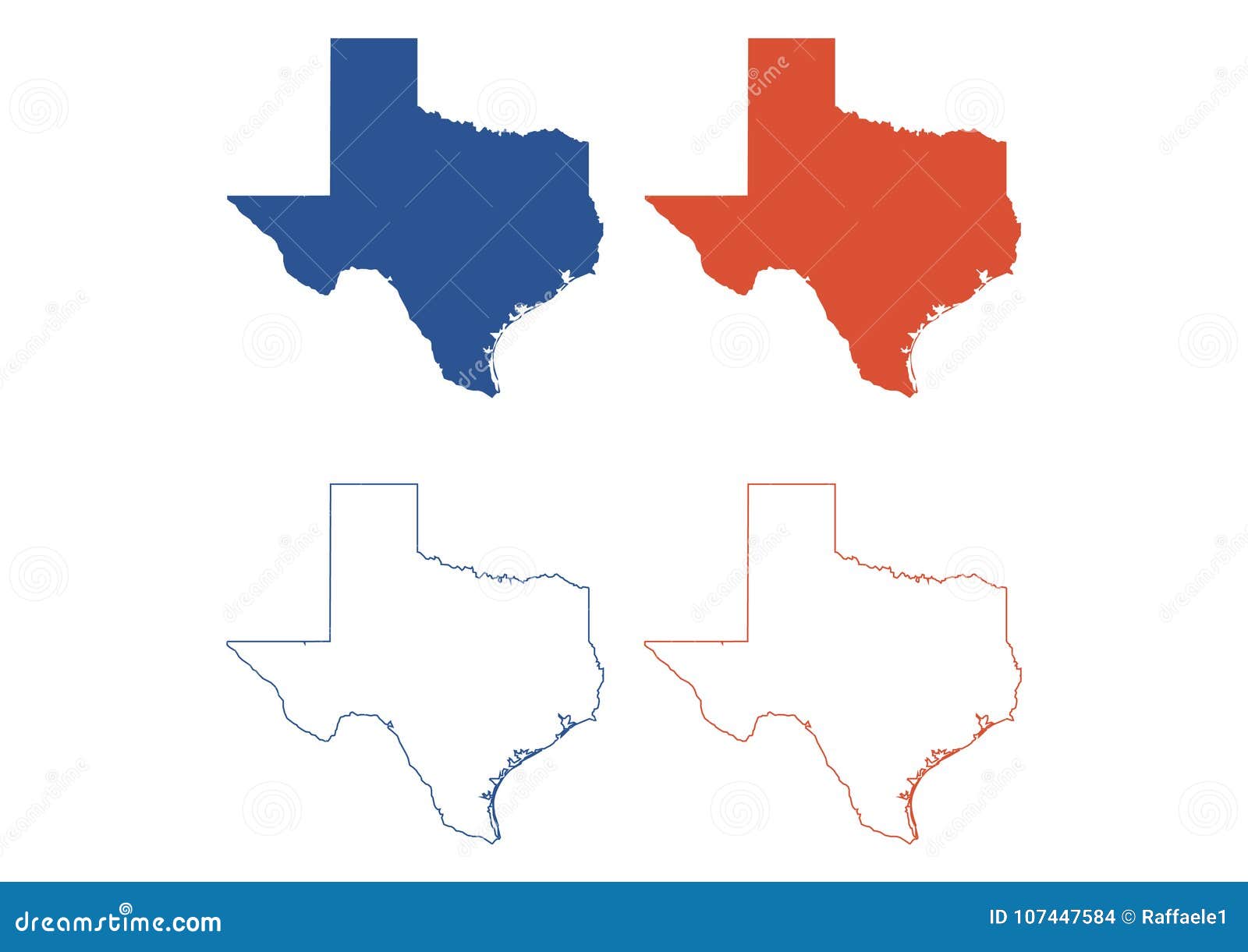 Texas Map vektor abbildung. Illustration von karte, amerika - 107447584