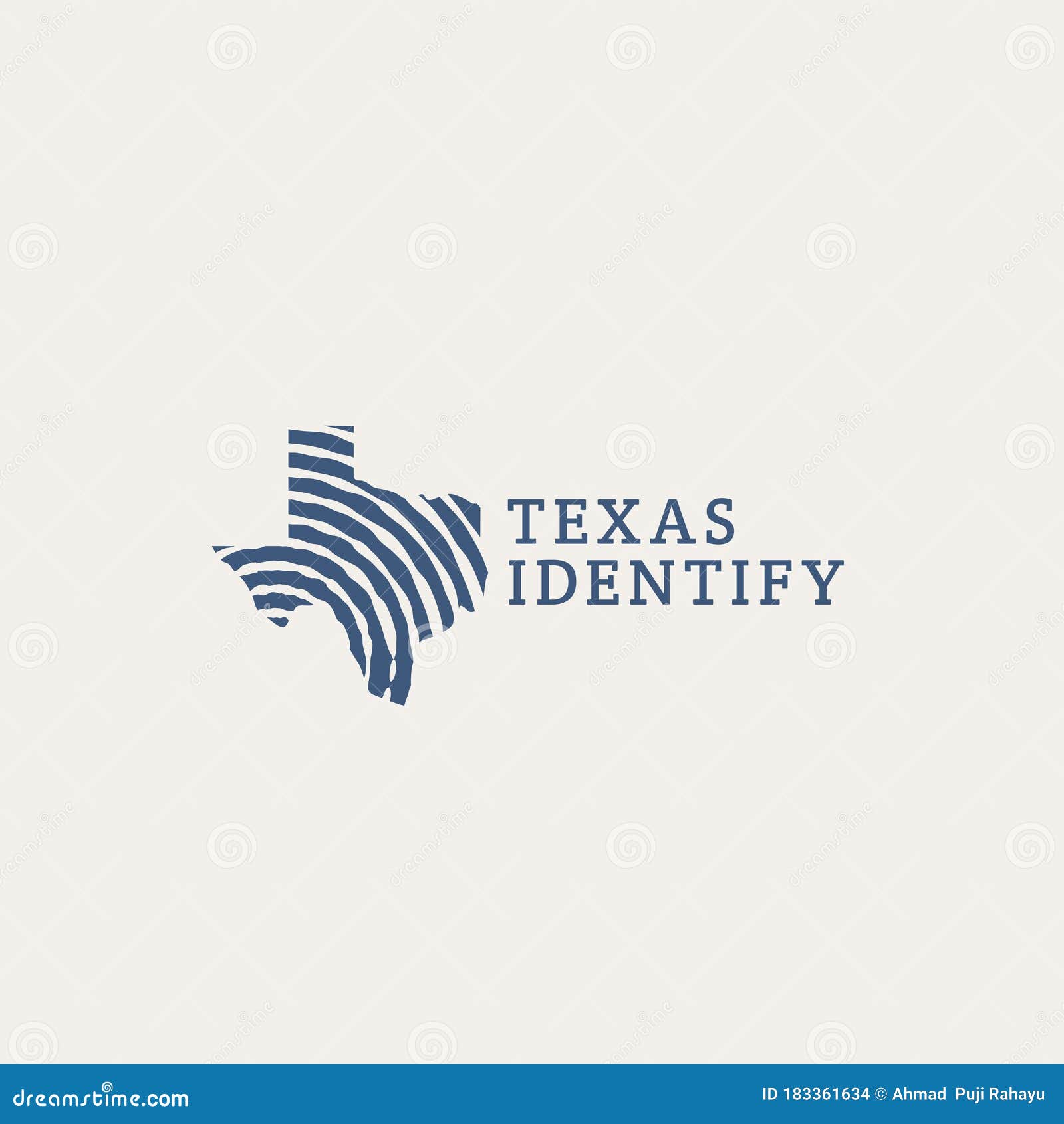 Texas Map Identity Logo Design Template Stock Vector - Illustration of ...