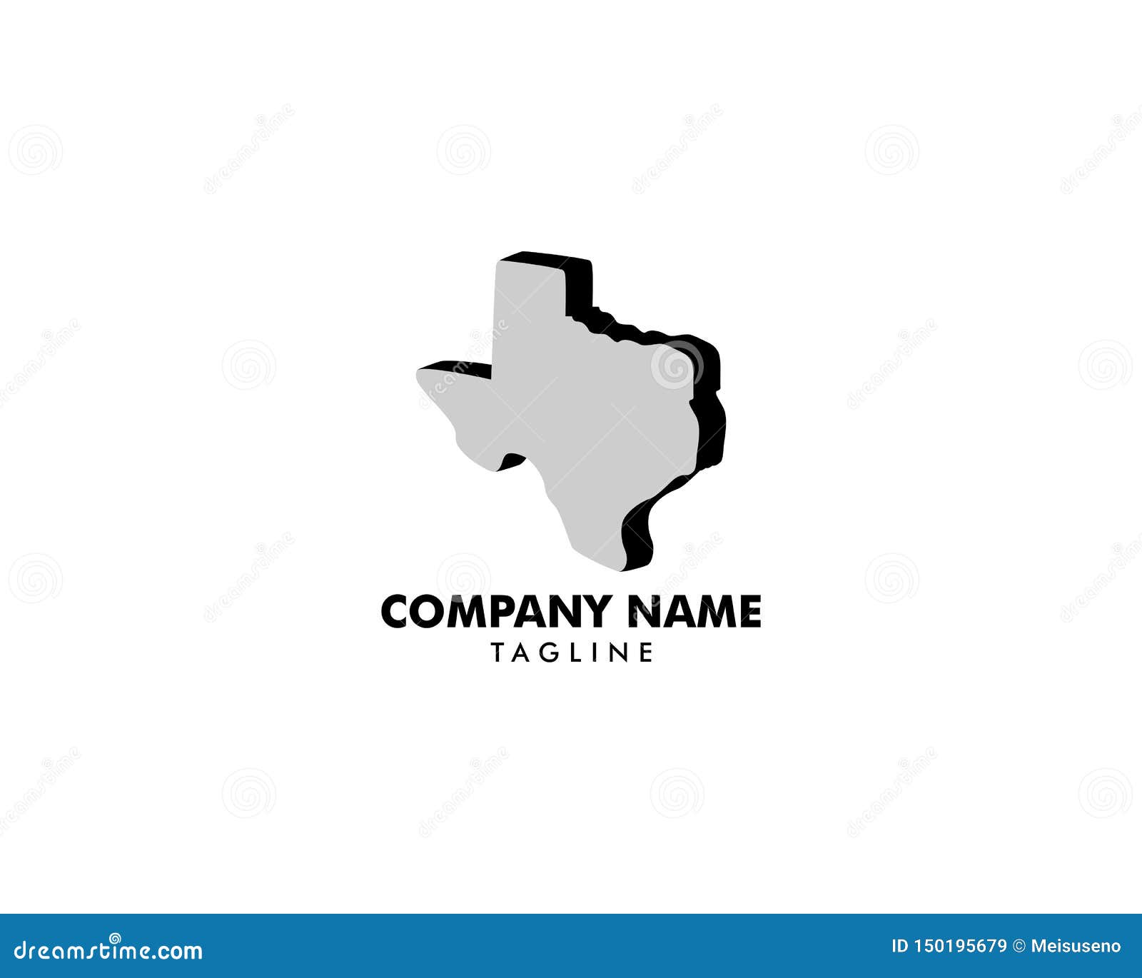 Texas Map Logo Icon Vector Illustration Stock Vector - Illustration of ...