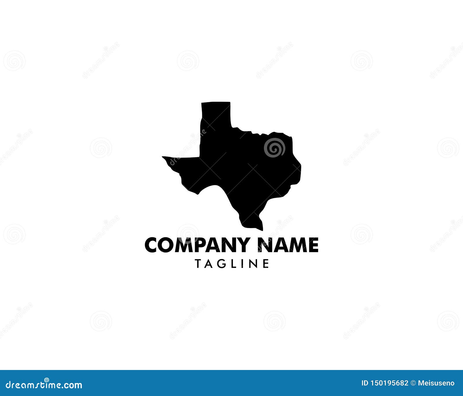 Texas Map Logo Icon Vector Illustration Stock Vector - Illustration of ...