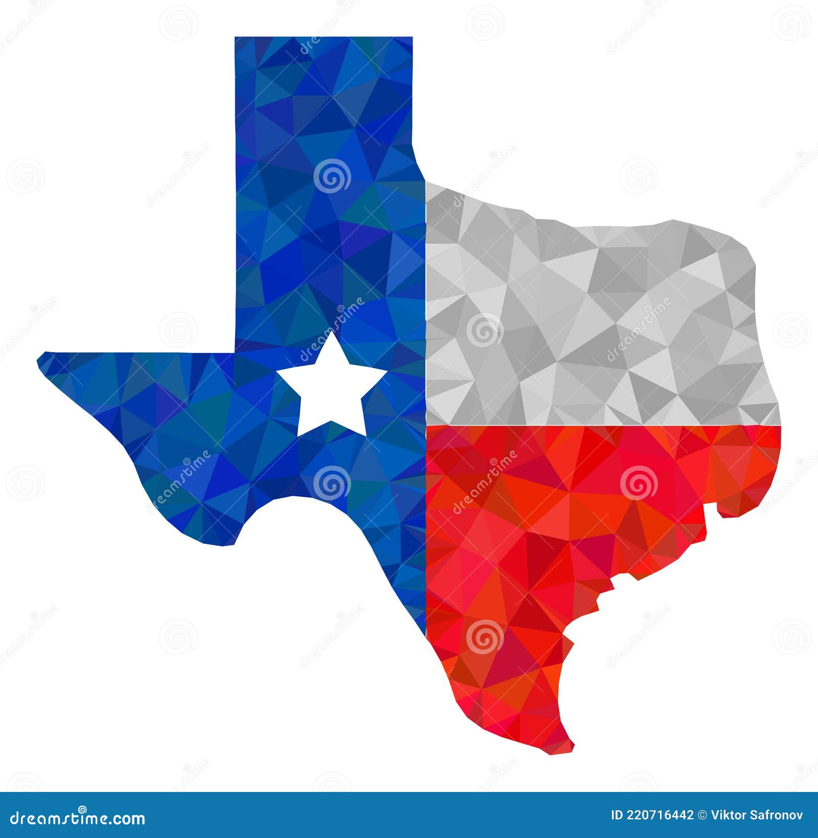 Texas Map Logo Triangle Filled Icon Stock Vector - Illustration of ...