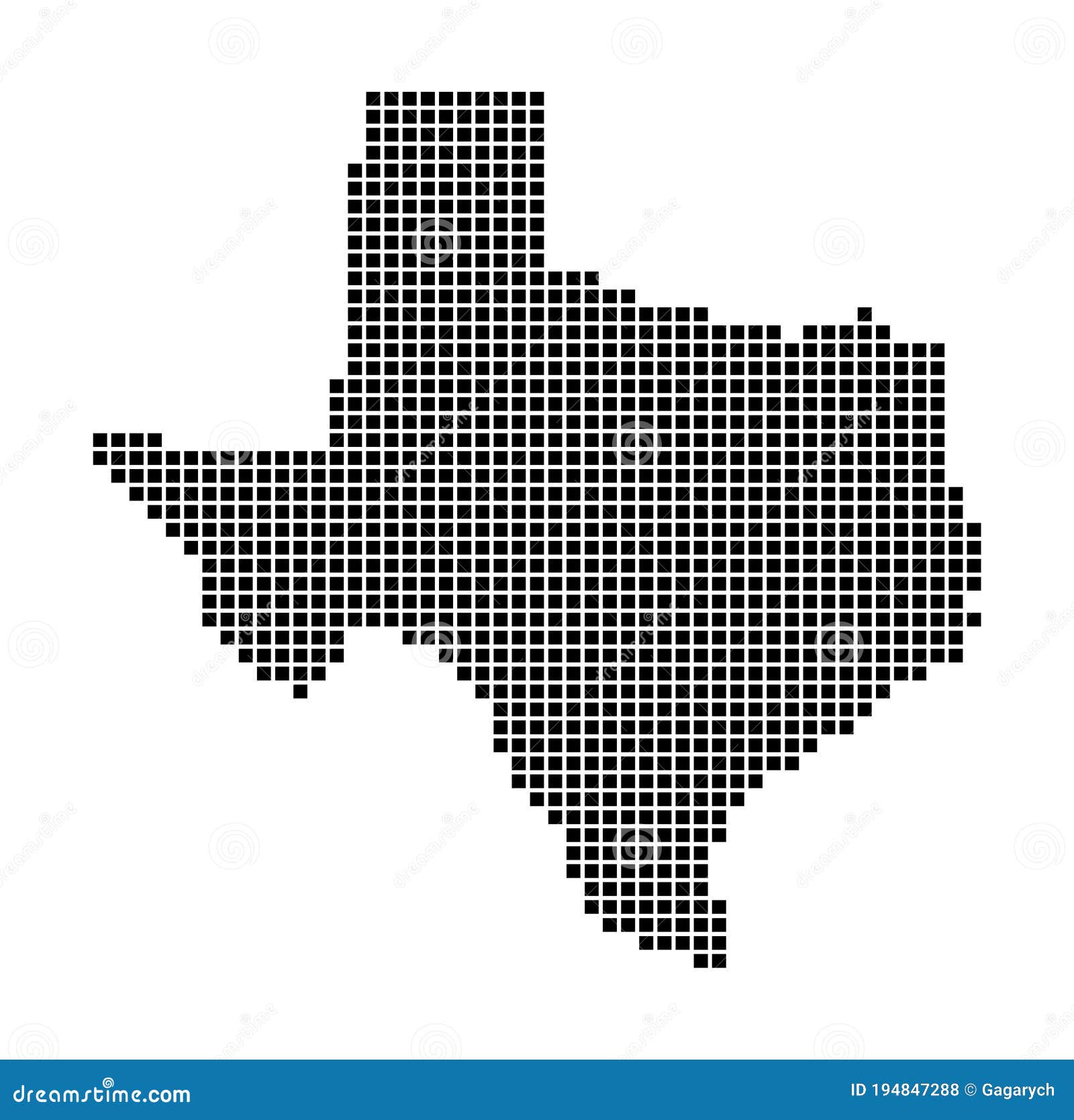 Texas map. stock vector. Illustration of planet, cartography - 194847288
