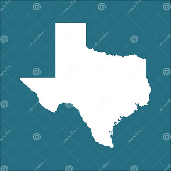 Texas map vector form art stock vector. Illustration of vector - 293351466