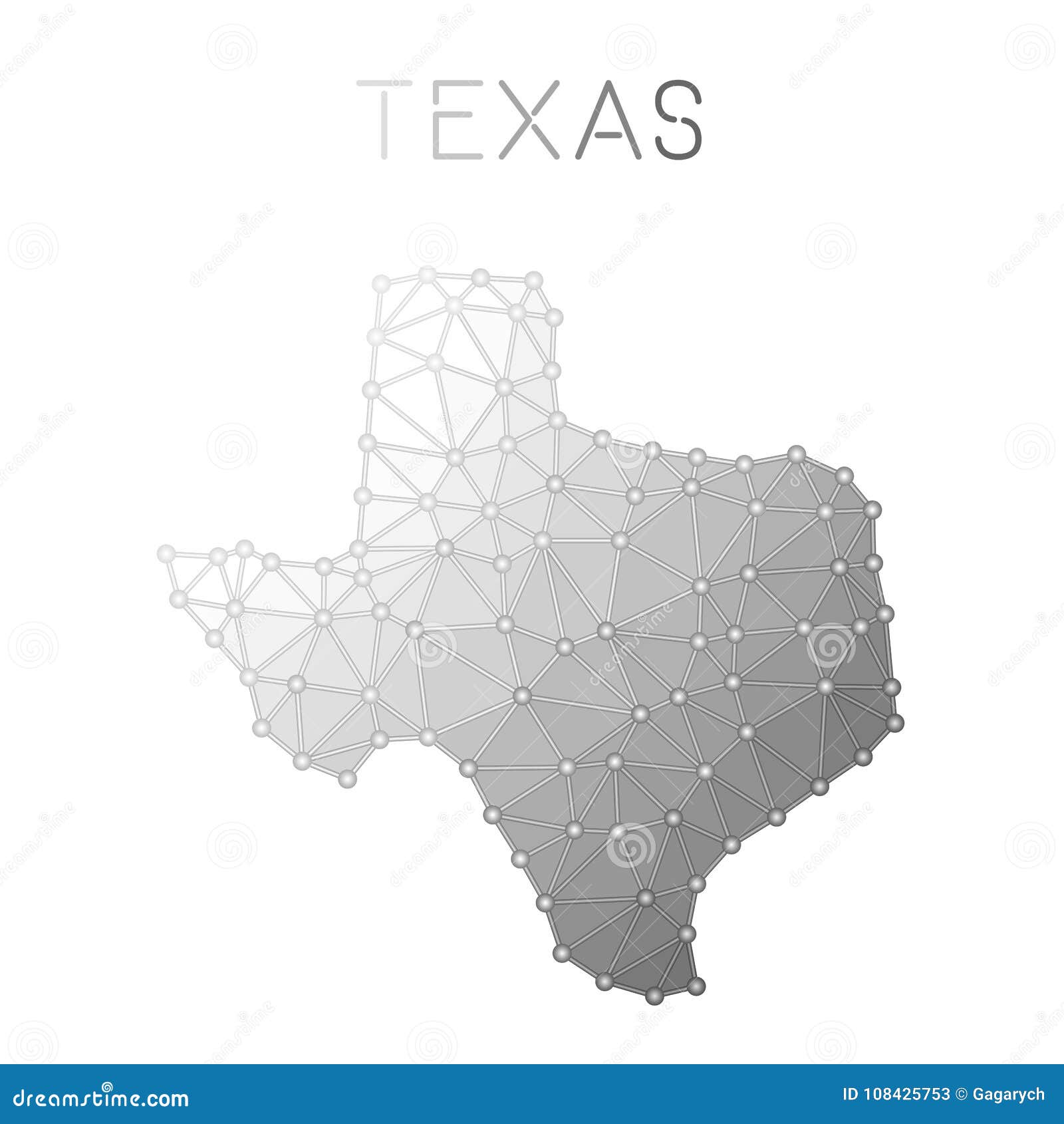 Texas Polygonal Vector Map. Stock Vector - Illustration of landmark ... Texas Polygonal Vector Map. Stock Vector - Illustration of landmark ...