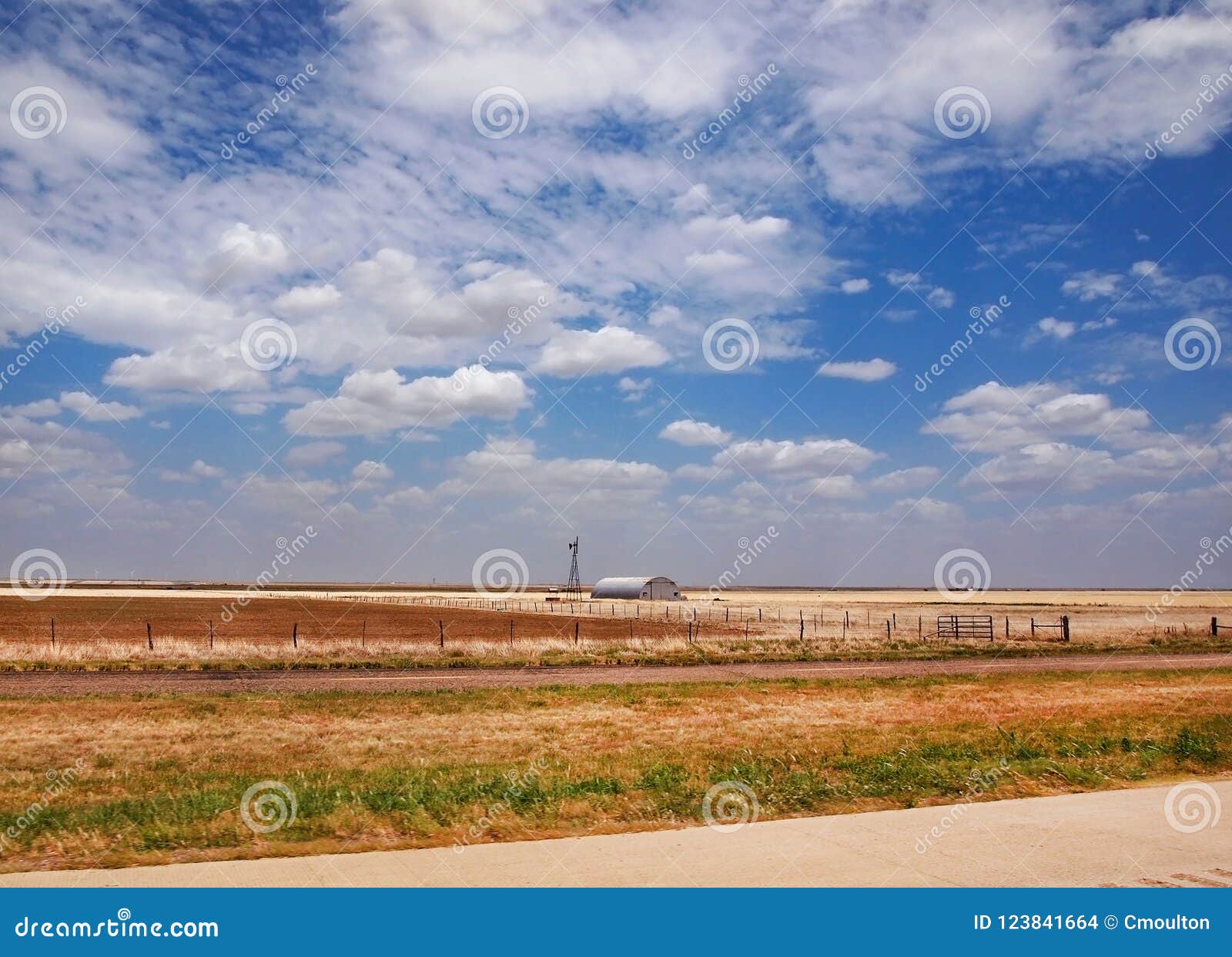 Texas Prairie Landscape stock foto. Image of hemel, westelijk - 123841664
