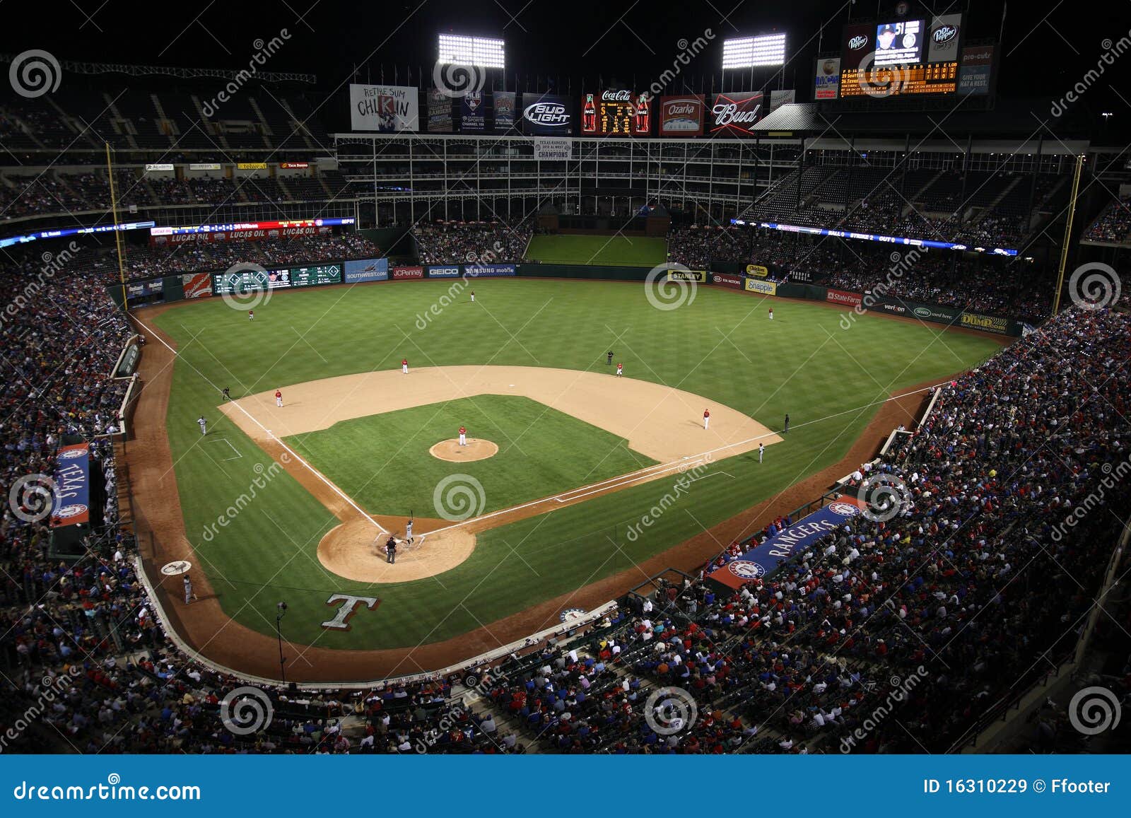 Texas Rangers Ballpark in Arlington Editorial Stock Image - Image of ...