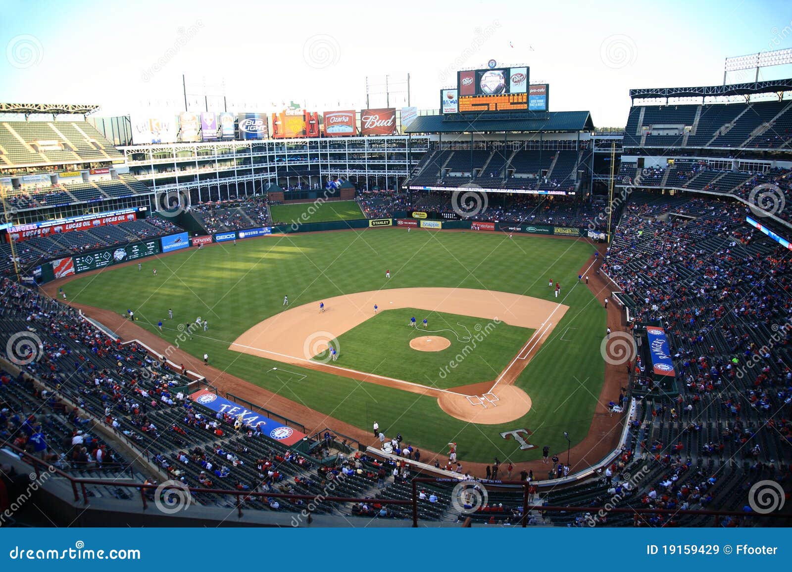 Texas Rangers Ballpark in Arlington Editorial Stock Image - Image of ...