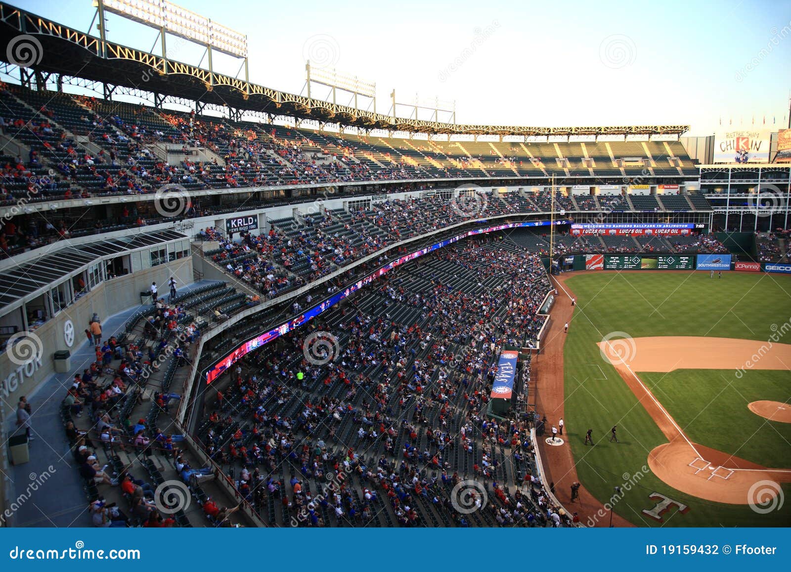 Texas Rangers Ballpark in Arlington Editorial Photography - Image of ...