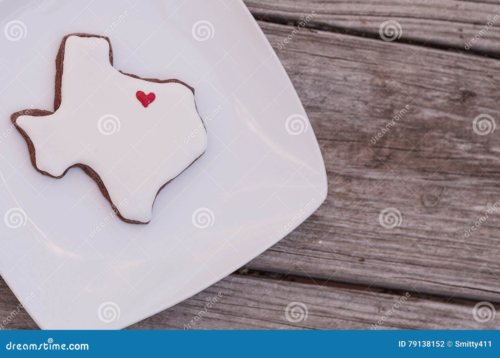 Texas shaped sugar cookie stock photo. Image of tasty - 79138152
