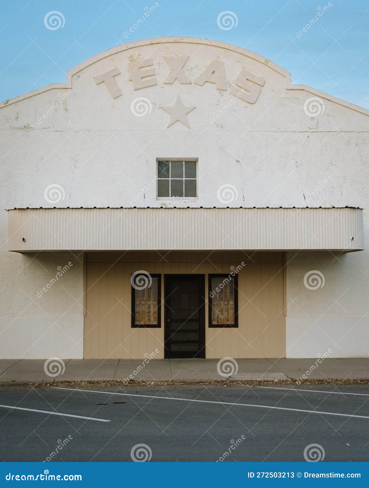 Texas Sign on a Building, Marfa, Texas Editorial Stock Photo - Image of ...