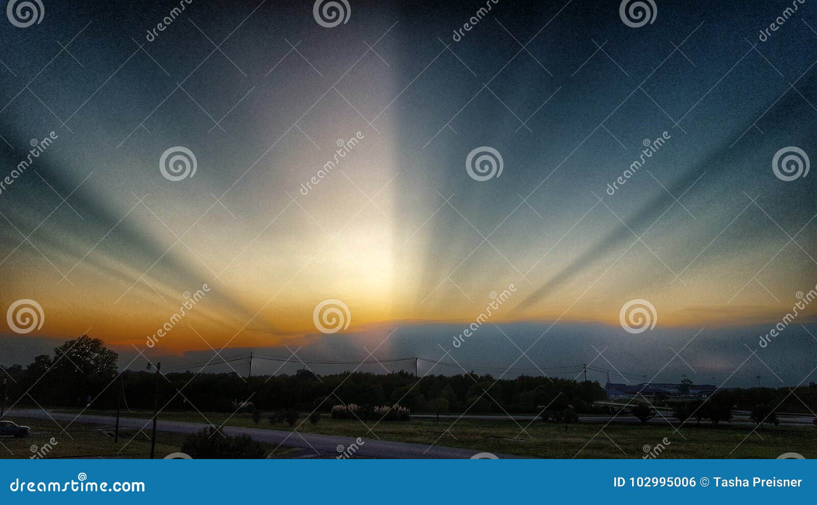 Texas sky stock photo. Image of clouds, sunrays, sunset - 102995006
