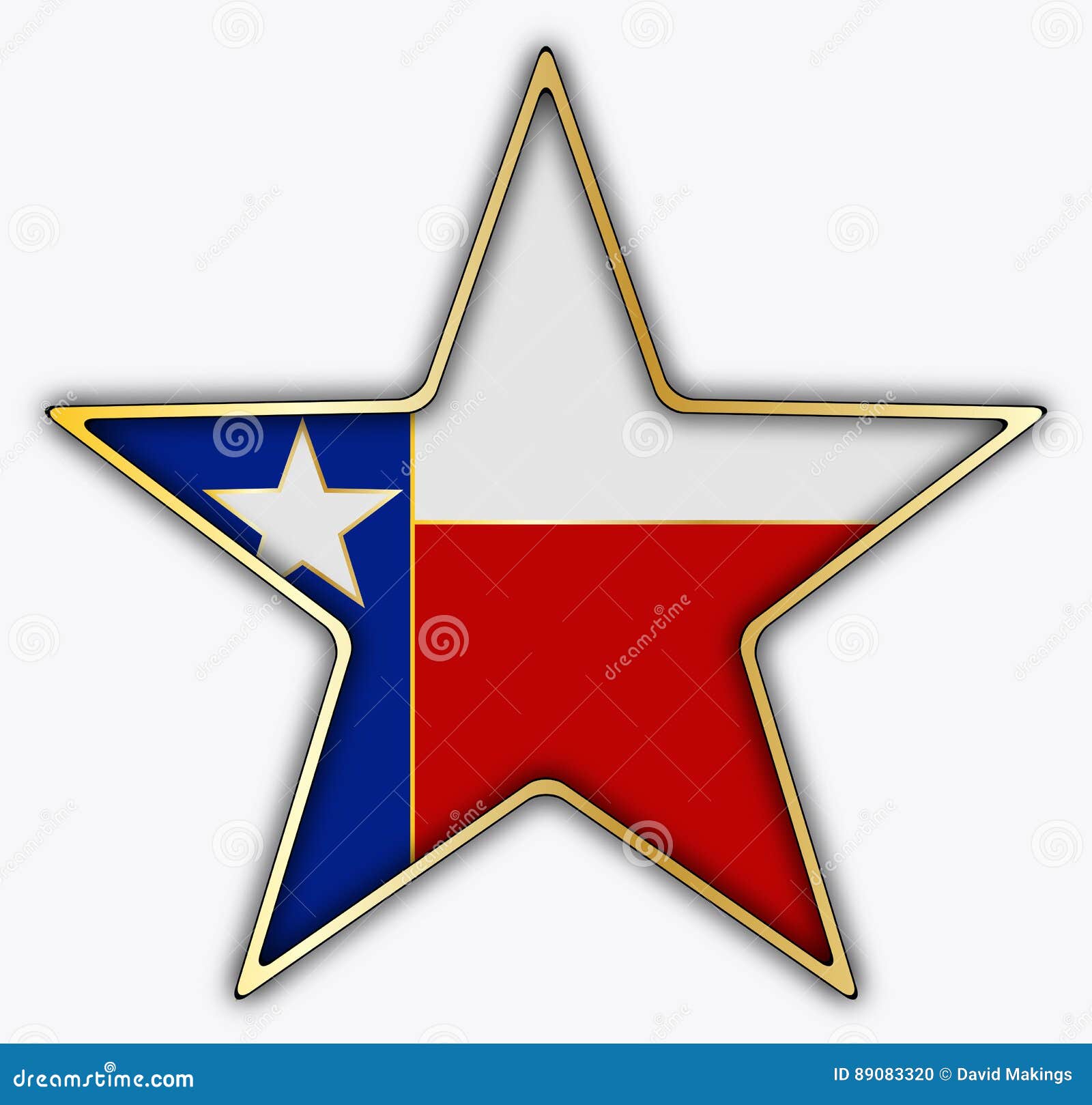 Texas Star stock de ilustración. Ilustración de emblema - 89083320