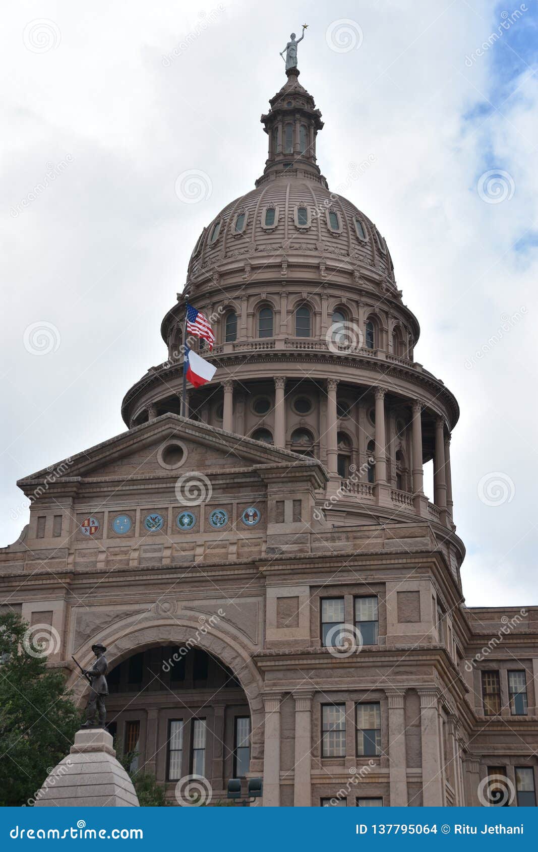 Texas State Capitol in Austin Stock Photo - Image of politics ...
