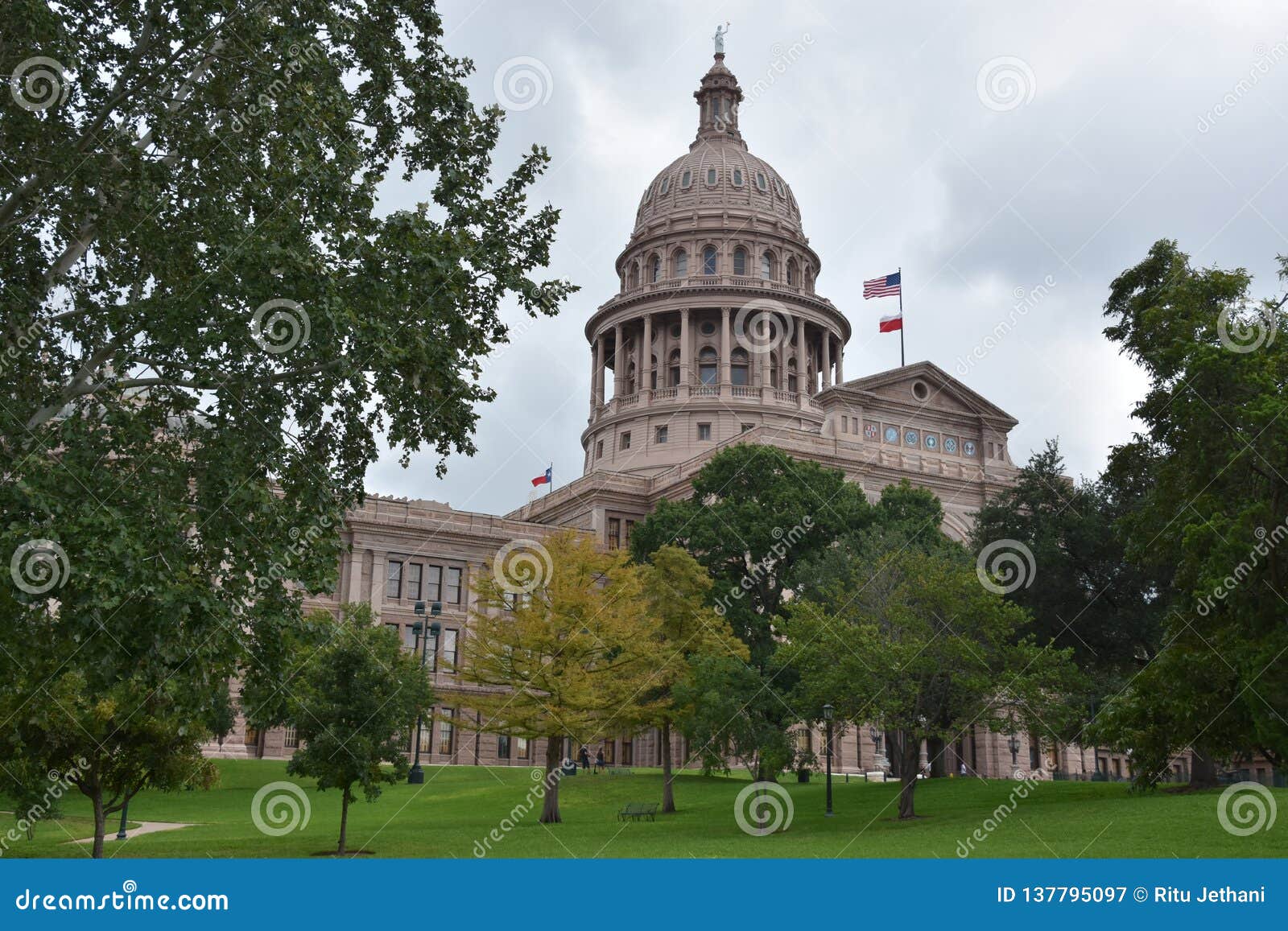 Texas State Capitol in Austin Stock Image - Image of dome, history ...