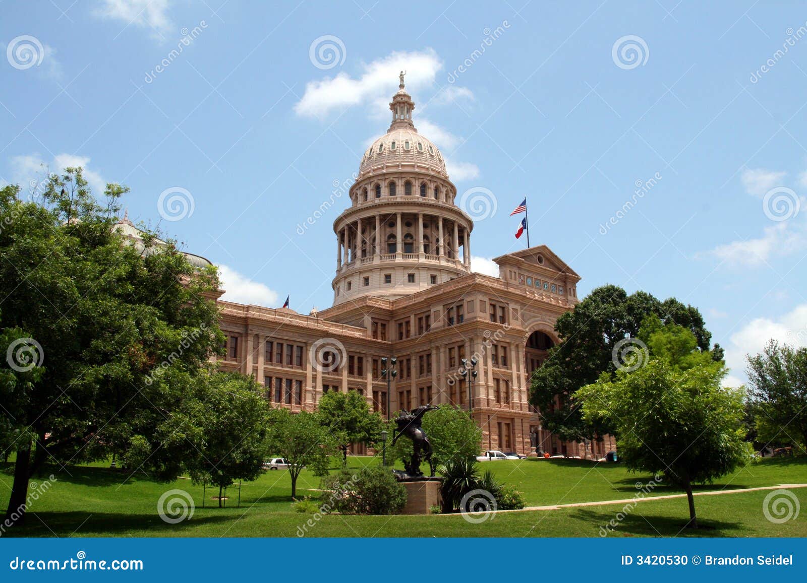 Texas State Capitol Building Stock Photo - Image of historic, downtown ...