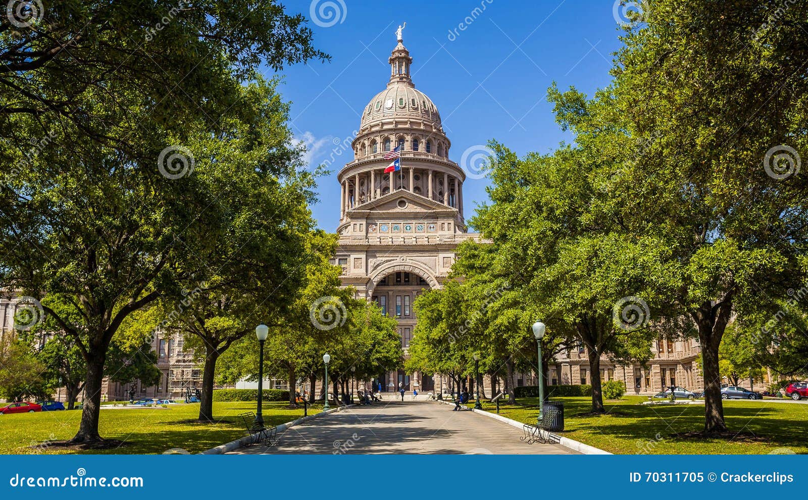 Texas State Capitol Building En Austin, Tejas Imagen de archivo ...