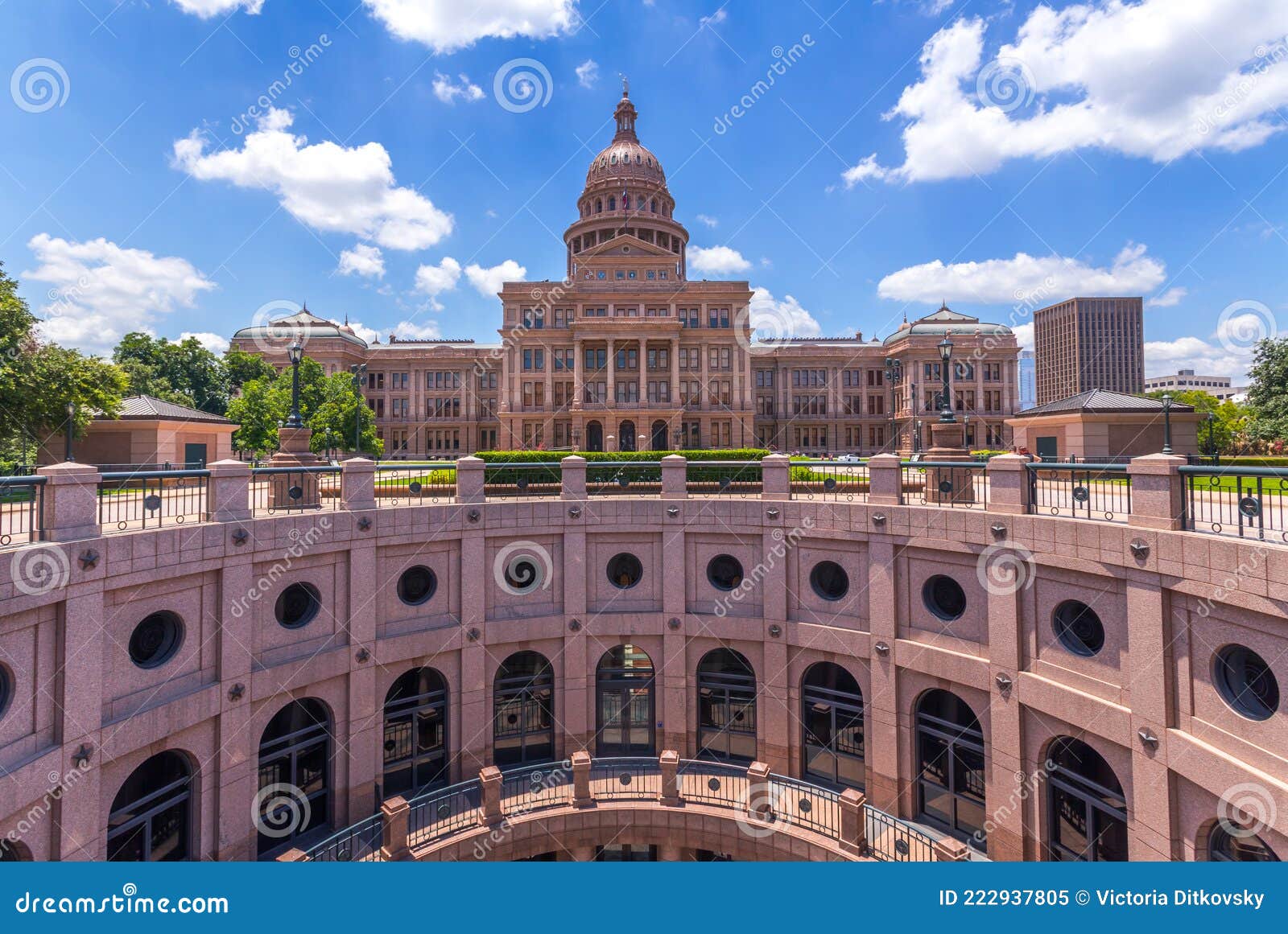 Texas State Capitol Building Front View Editorial Image - Image of ...