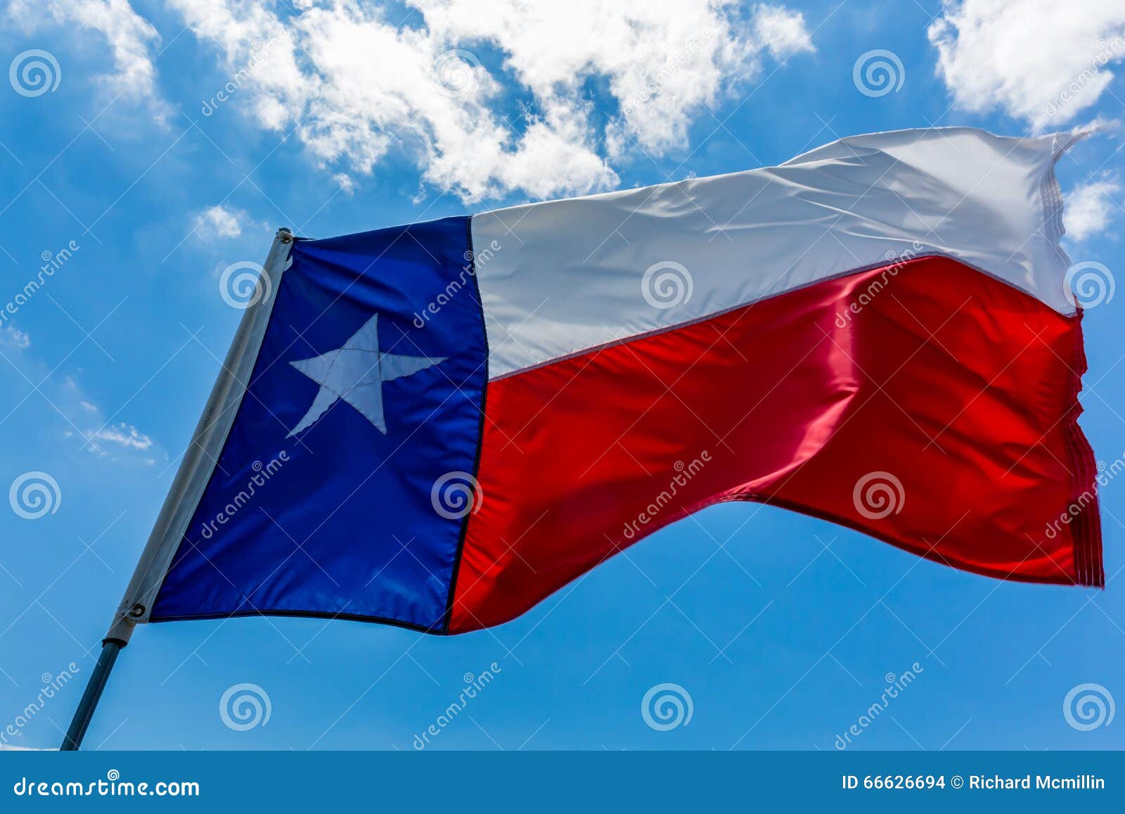 Texas State Flag stock photo. Image of flapping, waving - 66626694