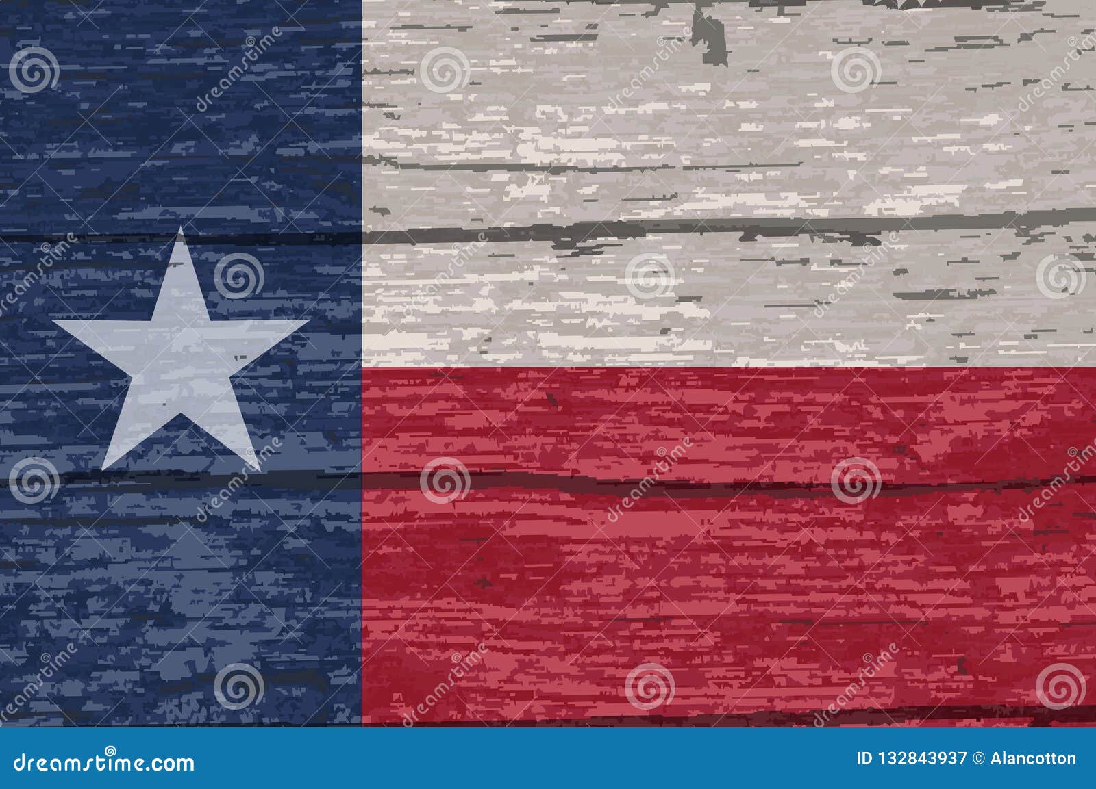 Texas State Flag on Old Timber Stock Vector - Illustration of artwork ...