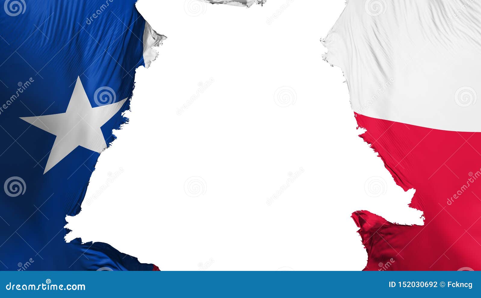 Texas State Flag Ripped Apart Stock Illustration - Illustration of ...