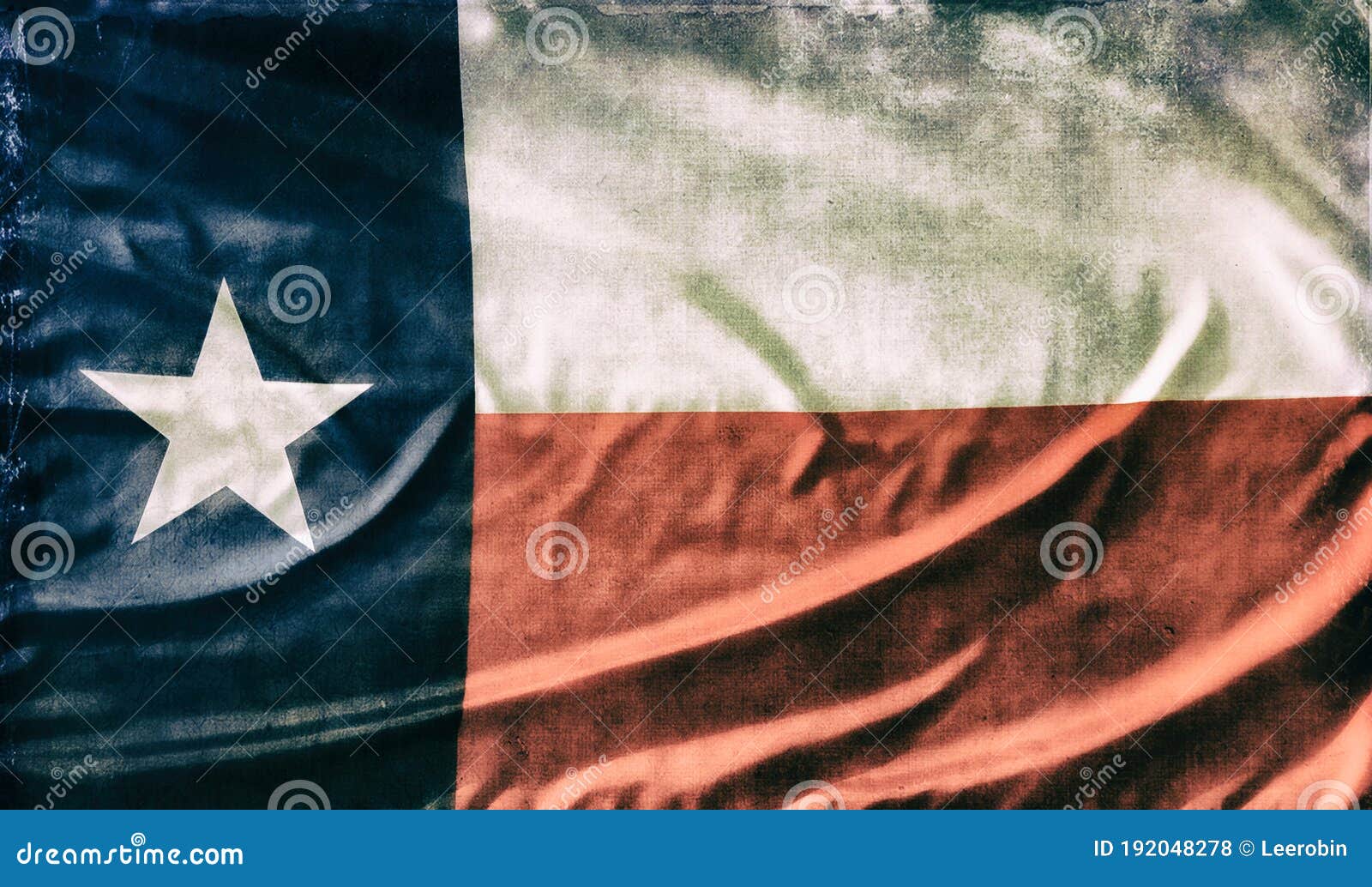 Texas State Flag on Waving Old Fabric Texture Stock Photo - Image of ...