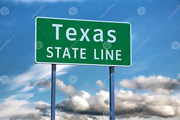 Texas state line sign stock image. Image of travel, sign - 49844965