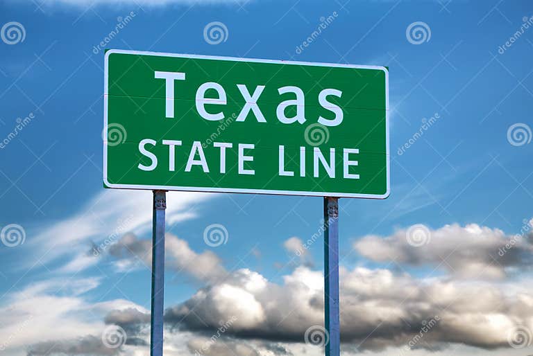 Texas state line sign stock image. Image of travel, sign - 49844965