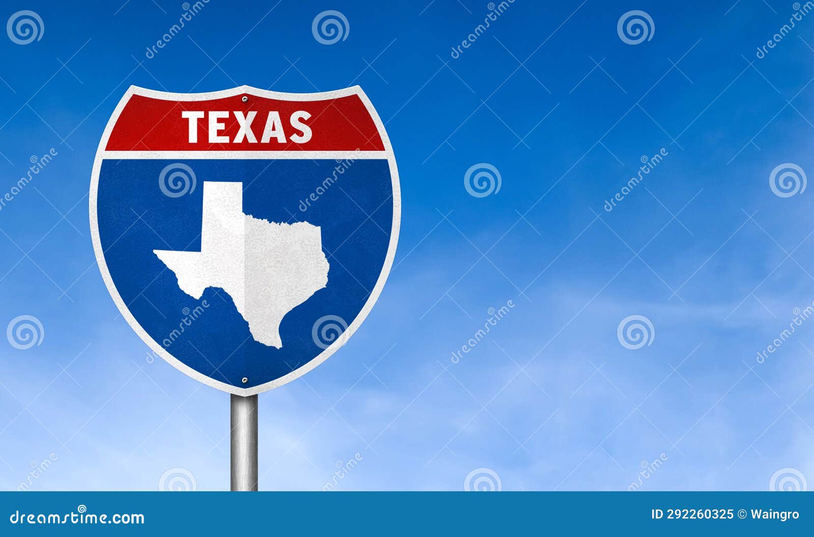 Texas State road sign stock illustration. Illustration of people ...