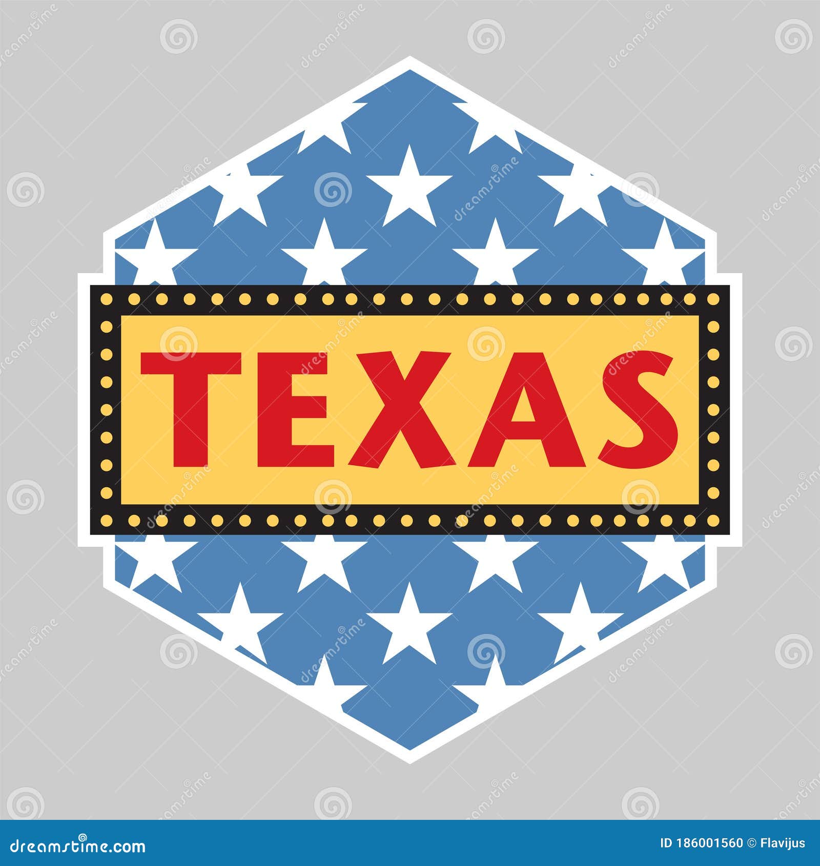 Texas State sign or badge stock vector. Illustration of icon - 186001560