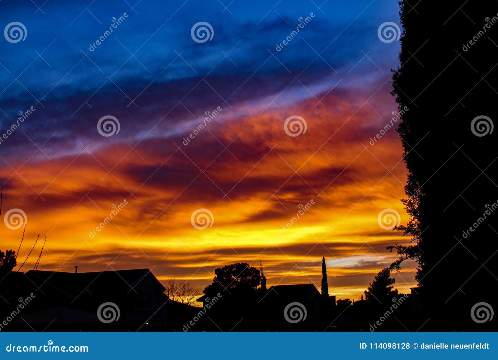 Texas sunset stock photo. Image of elpaso, outdoors - 114098128