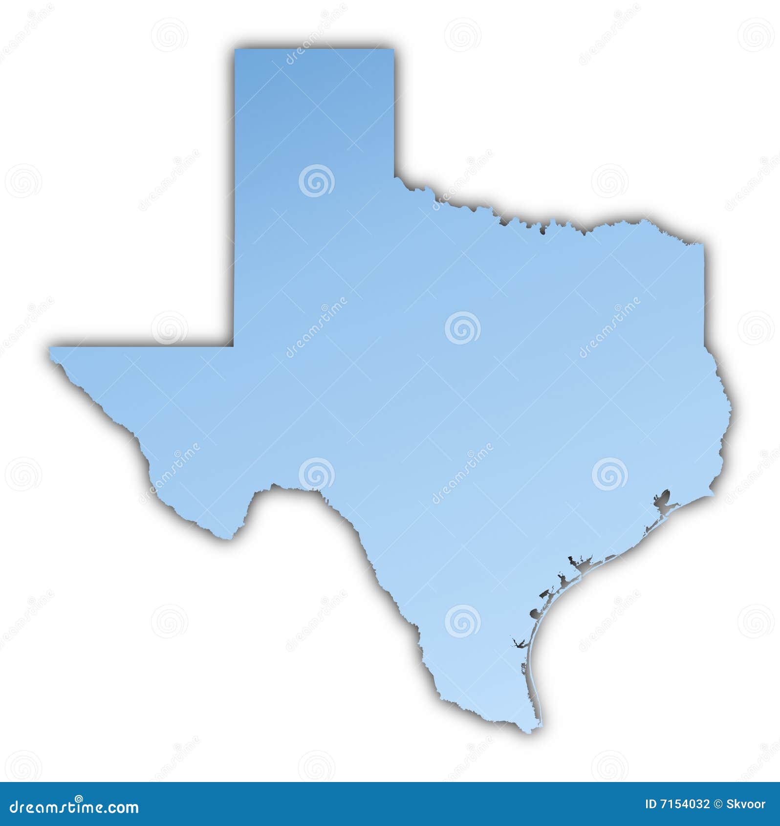 Texas(USA) map stock illustration. Illustration of high - 7154032