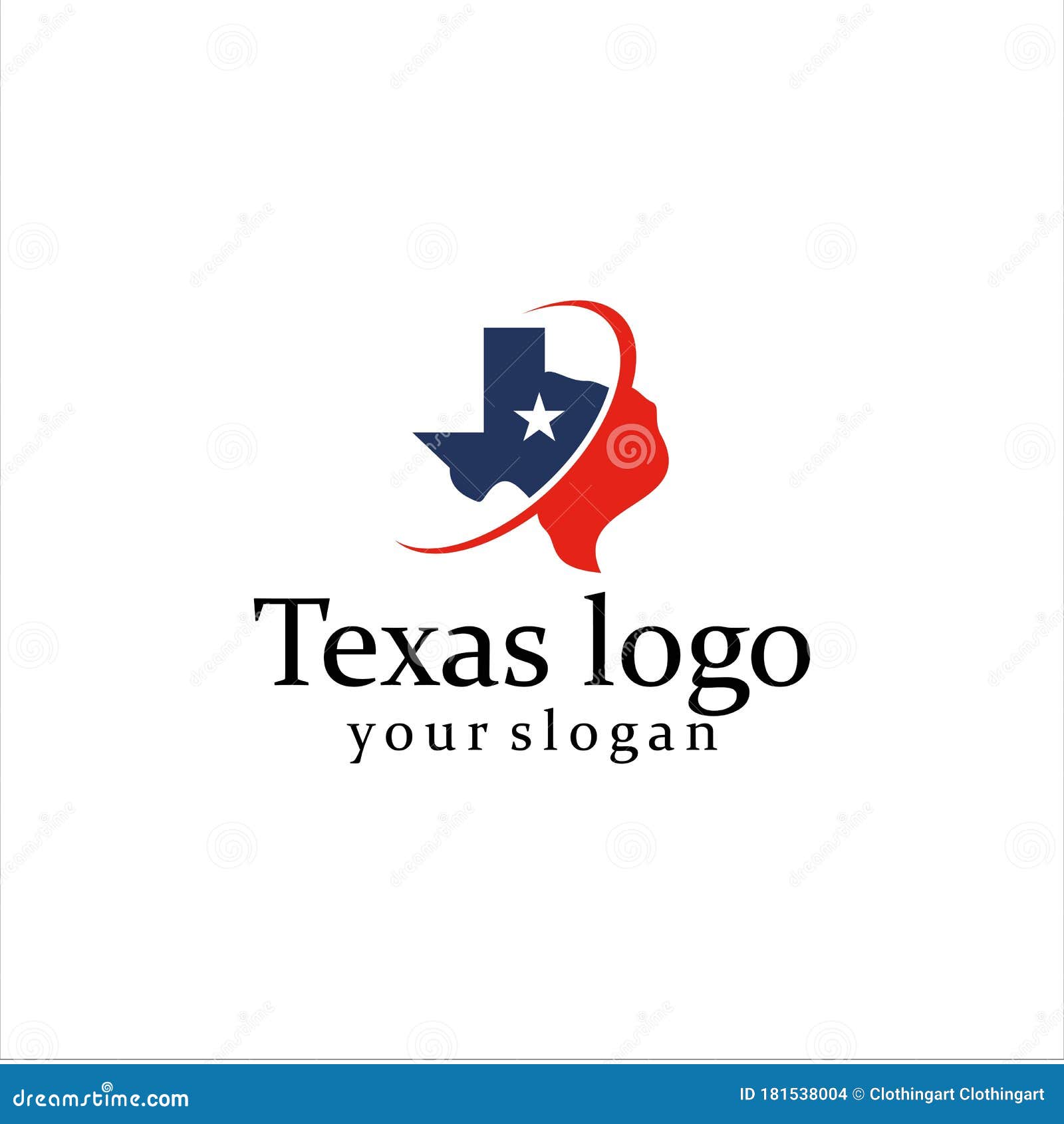 Texas Vector Logo Graphic Modern Art Stock Vector - Illustration of ...