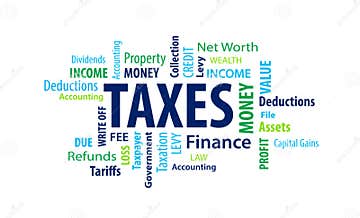 Texes Word Cloud stock vector. Illustration of money - 158169765