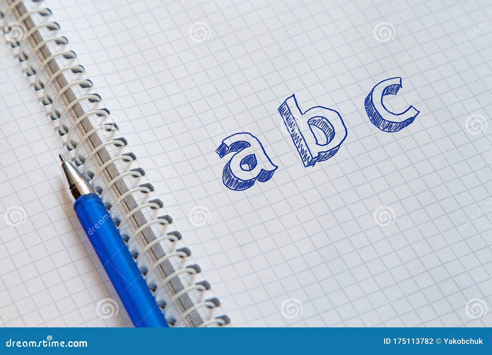 ABC stock photo. Image of alphabet, education, learn - 175113782
