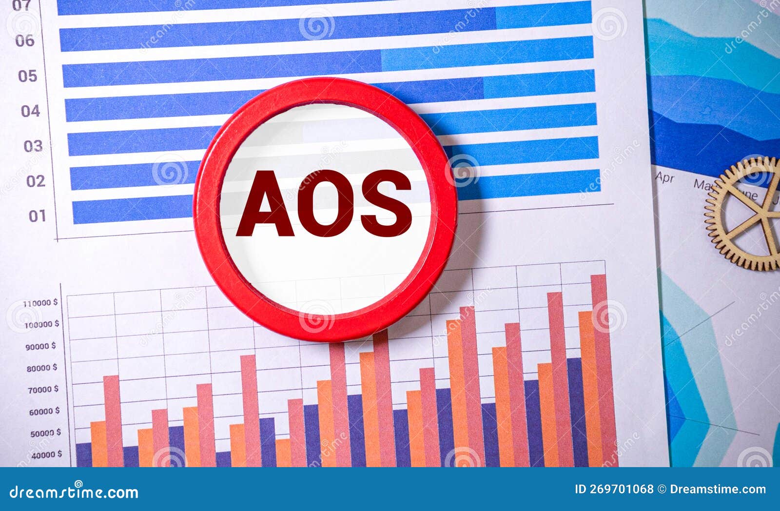 Text Advanced Operations Solutions - AOS on Wooden Block Stock Photo ...