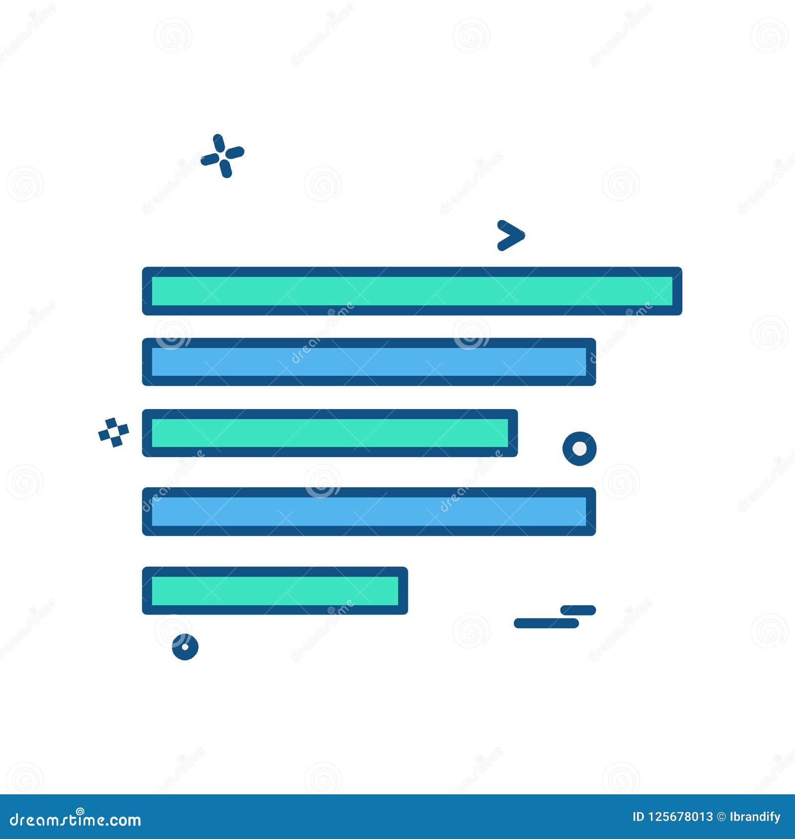 Text Alignment Icon Design Vector Stock Vector - Illustration of form ...