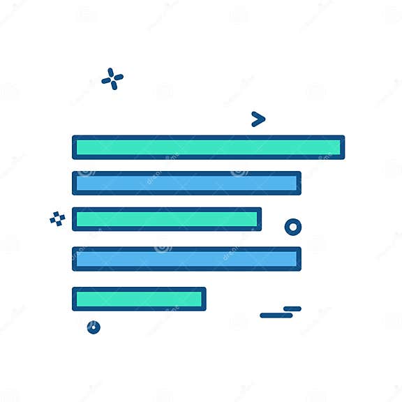 Text Alignment Icon Design Vector Stock Vector - Illustration of form ...