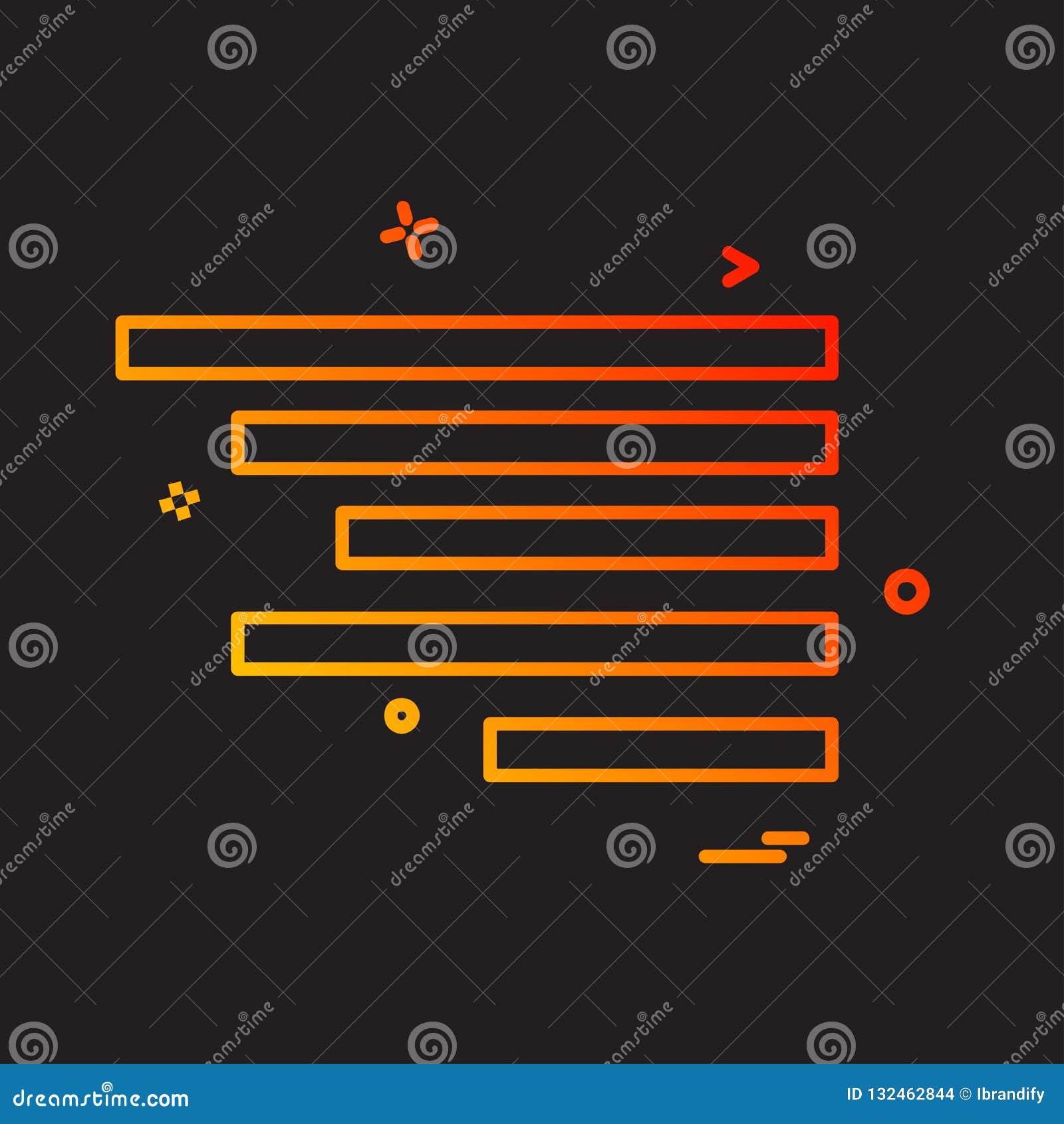 Text Alignment Icon Design Vector Stock Vector - Illustration of ...