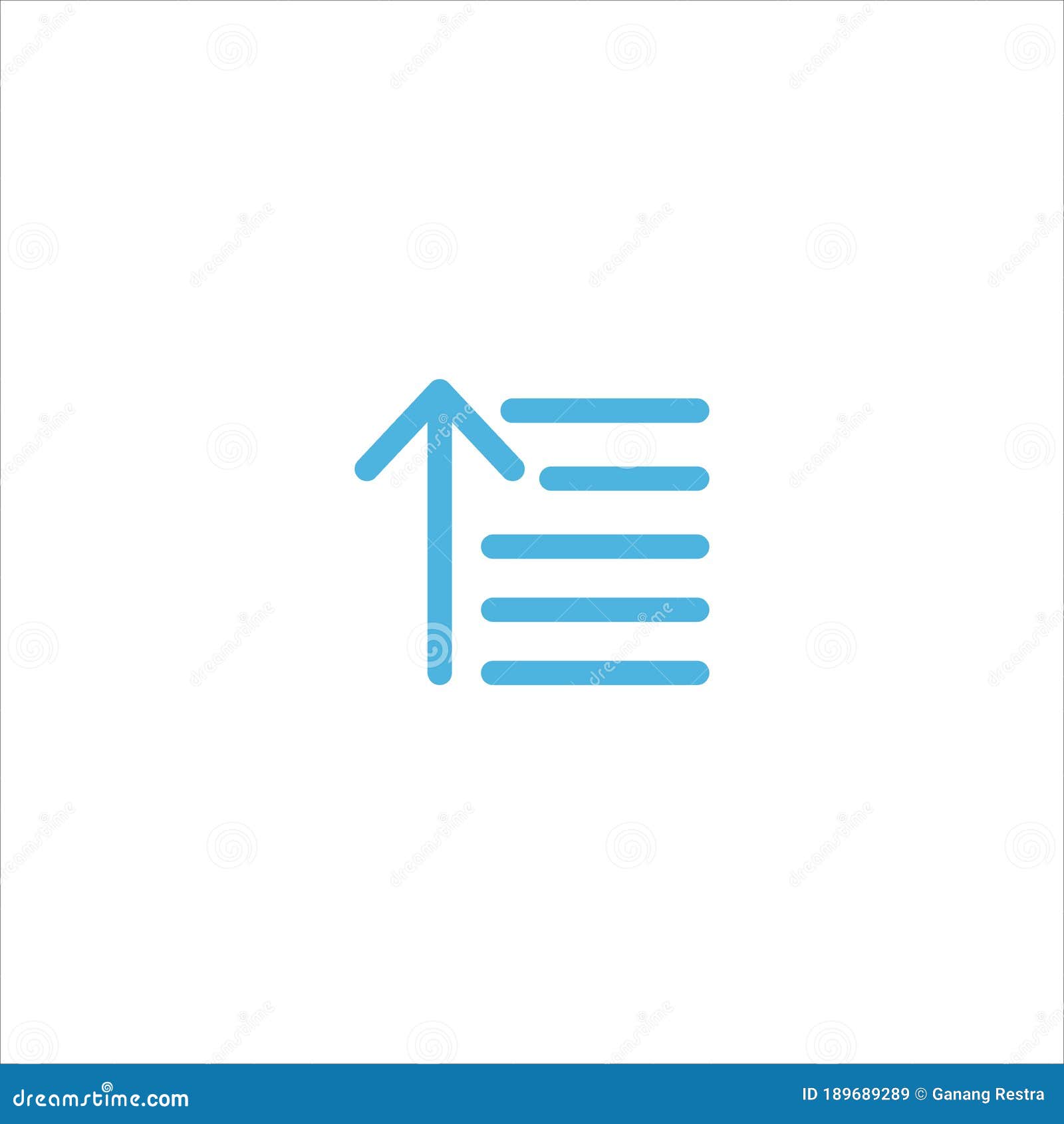 Text Alignment Icon Flat Vector Logo Design Trendy Stock Vector ...