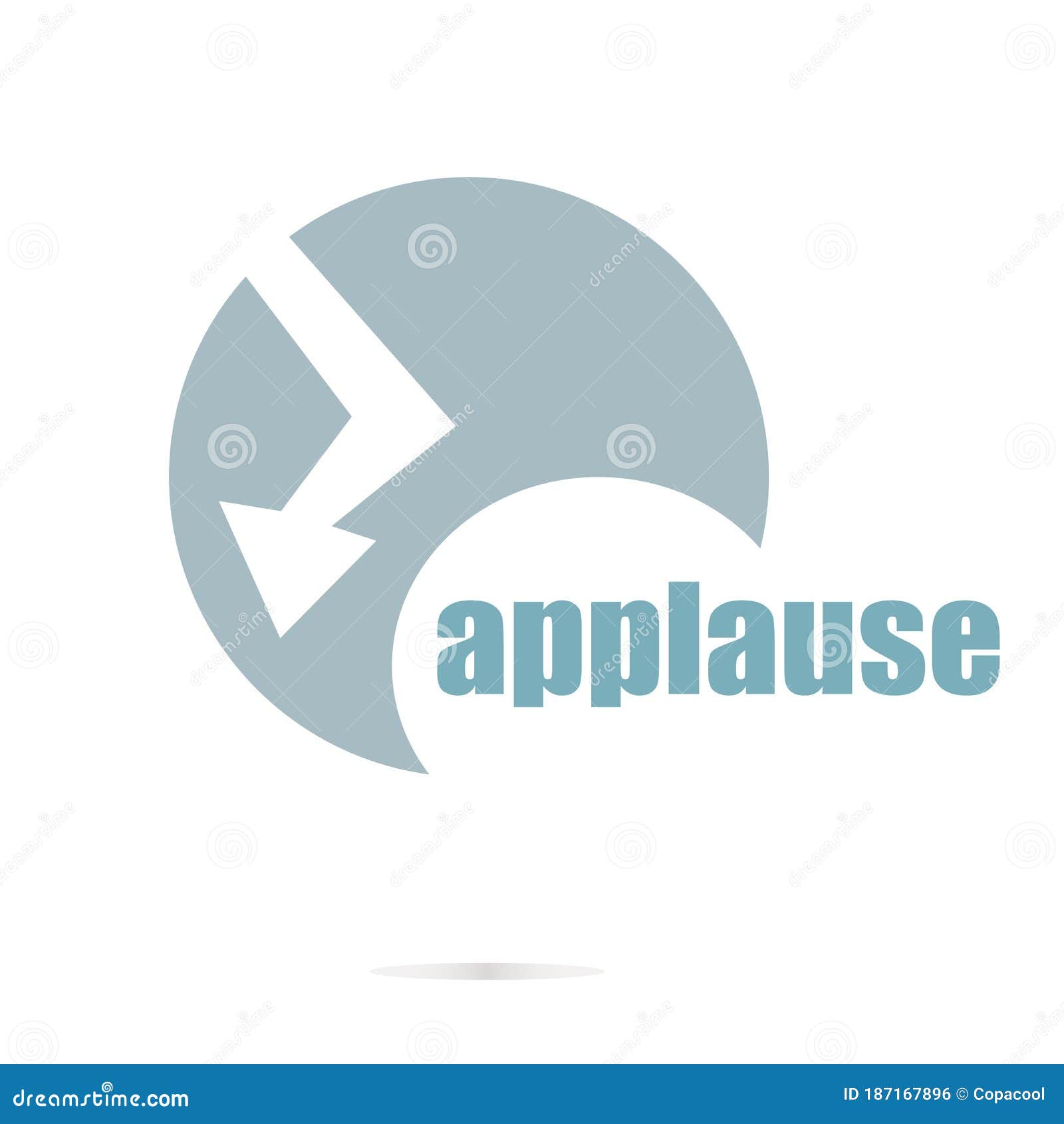 Text Applause. Social Concept Stock Illustration - Illustration of ...
